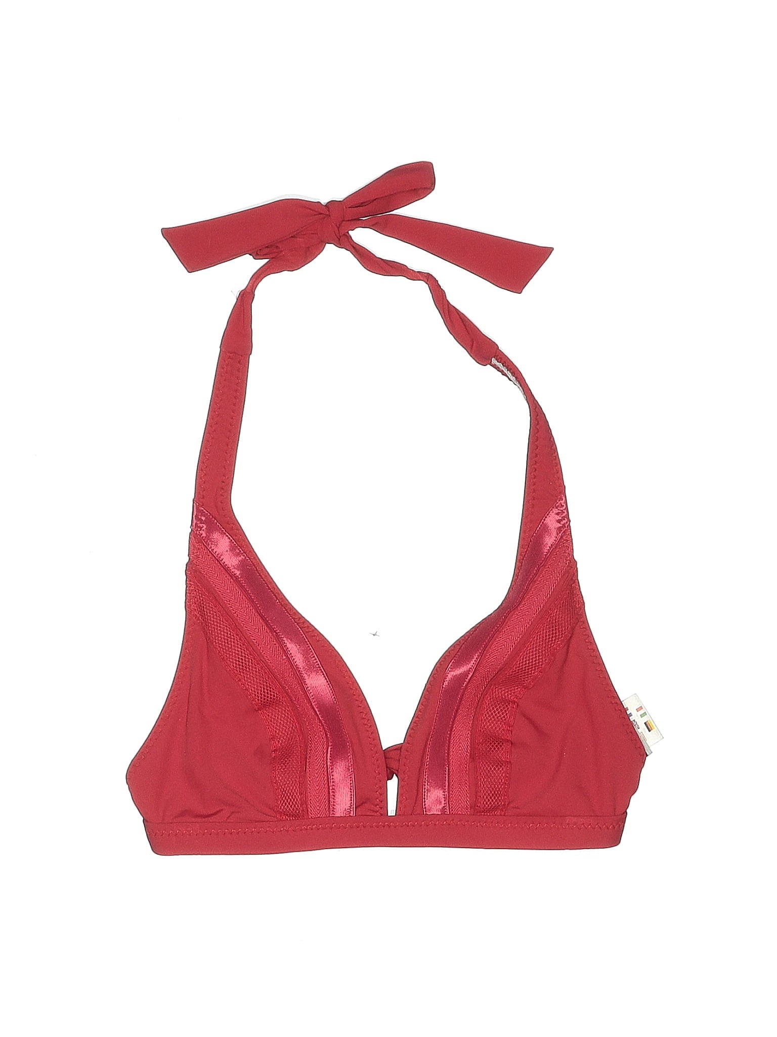 Assorted Brands Solid Red Swimsuit Top Size L 44 Off Thredup