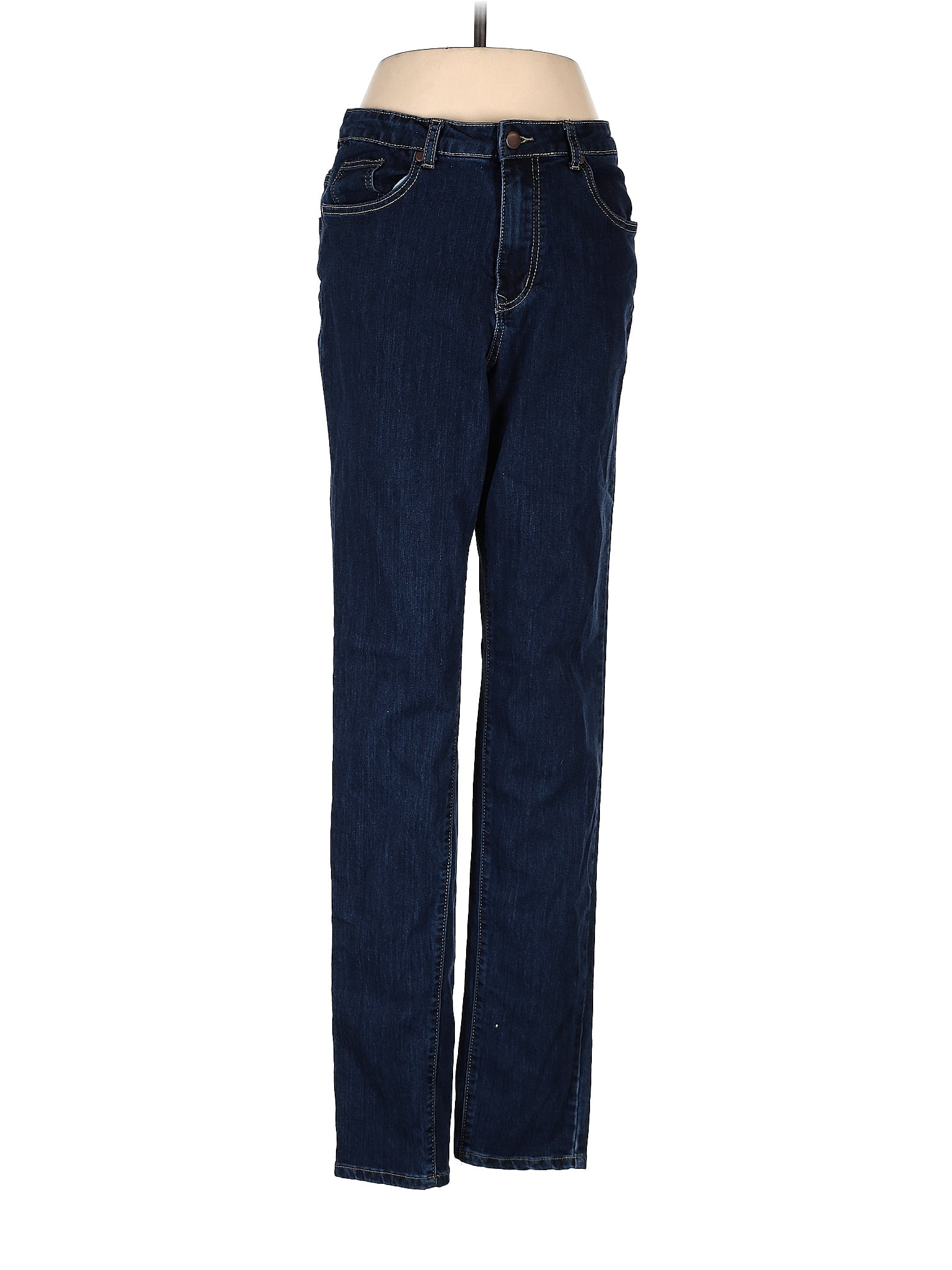 Brooke Shields Timeless Solid Blue Jeans Size 8 (Tall) - 68% off | ThredUp