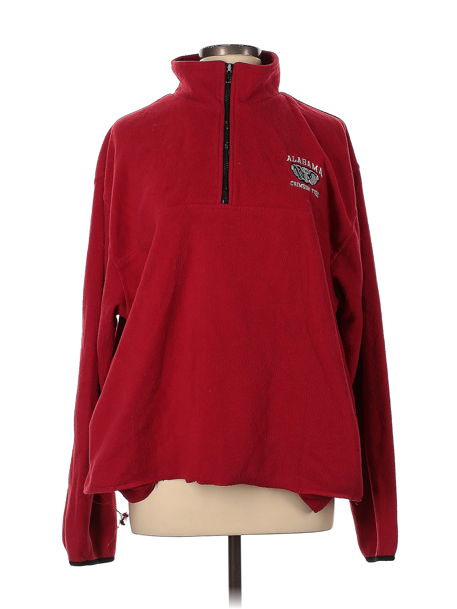 Assorted Brands 100% Polyester Solid Red Fleece Size L - 54% off | ThredUp