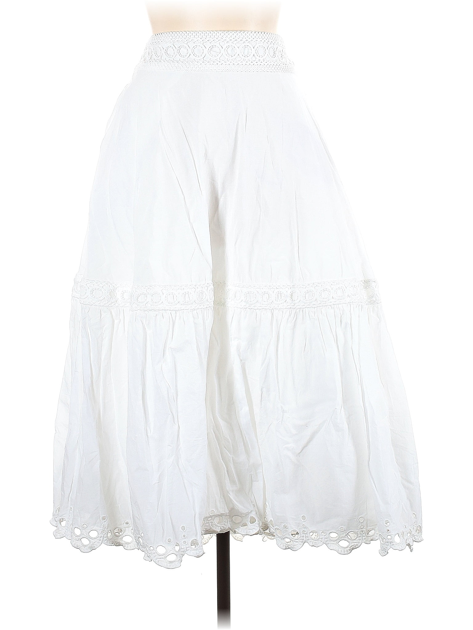 Point Sur 100% Cotton White Casual Skirt Size 14 - 80% off | ThredUp