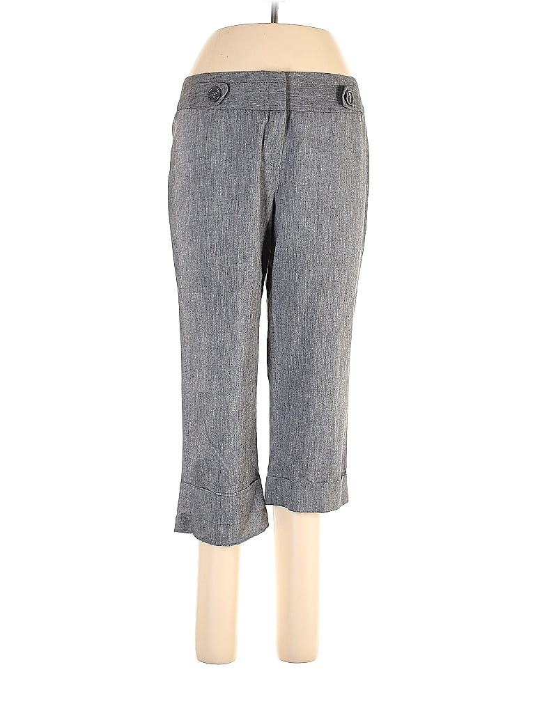 Sharagano Gray Linen Pants Size 10 - 66% off | ThredUp