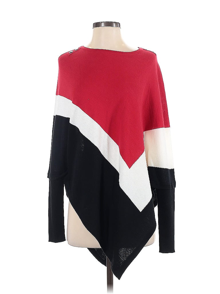Nygard Color Block Red Pullover Sweater Size S - 71% off | ThredUp