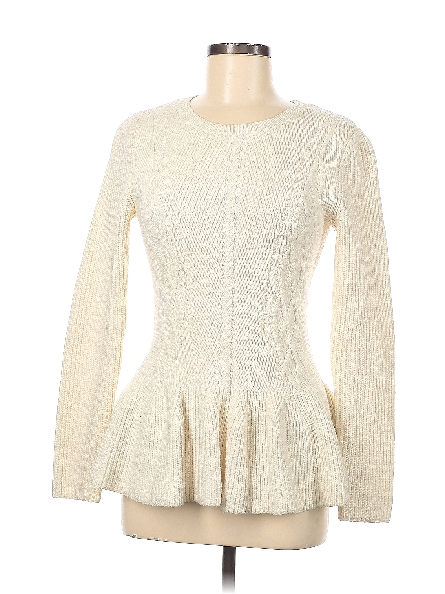 Ted Baker London Ivory Pullover Sweater Size 6 (2) - 69% off | ThredUp