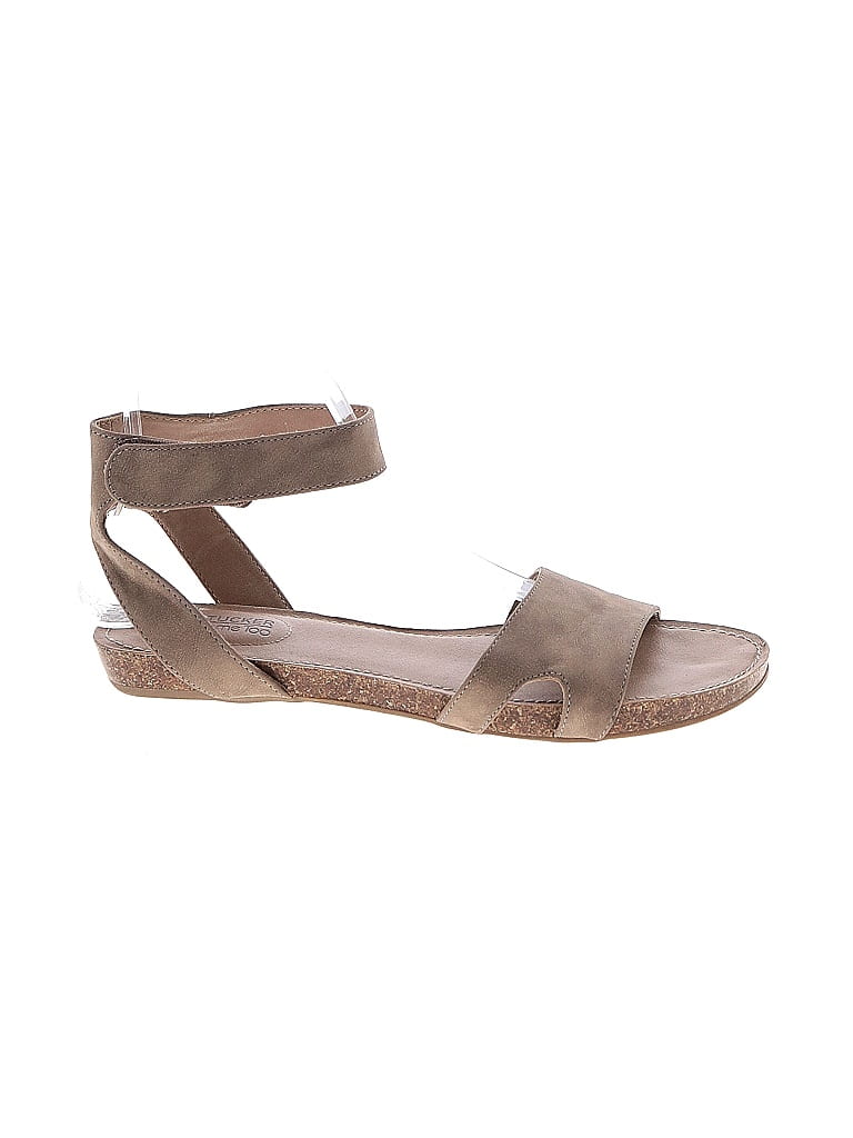 Adam Tucker ...Me Too Solid Brown Tan Sandals Size 8 1/2 - 61% off ...