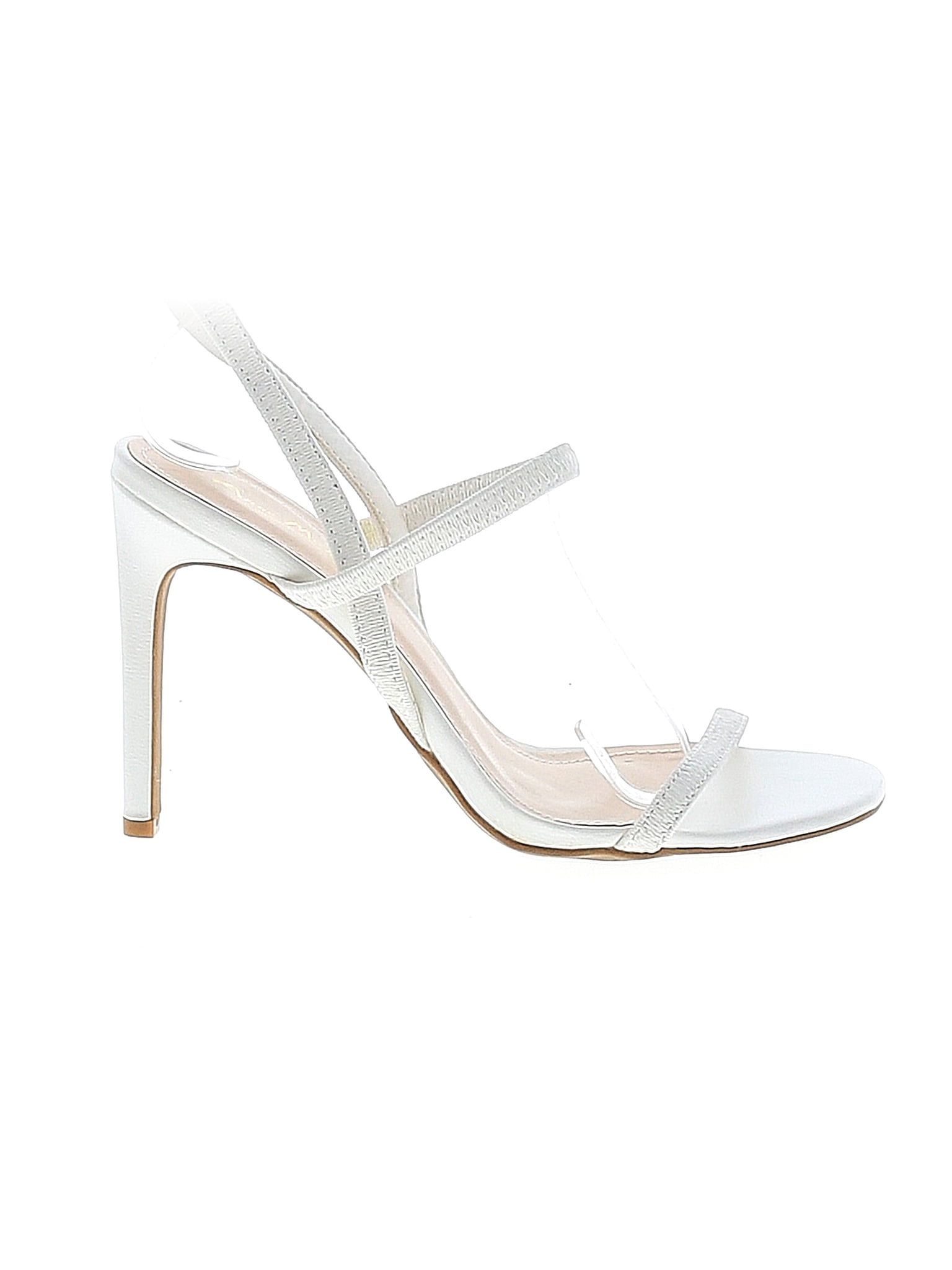 Anne Michelle White Heels Size 6 1/2 - 61% off | ThredUp