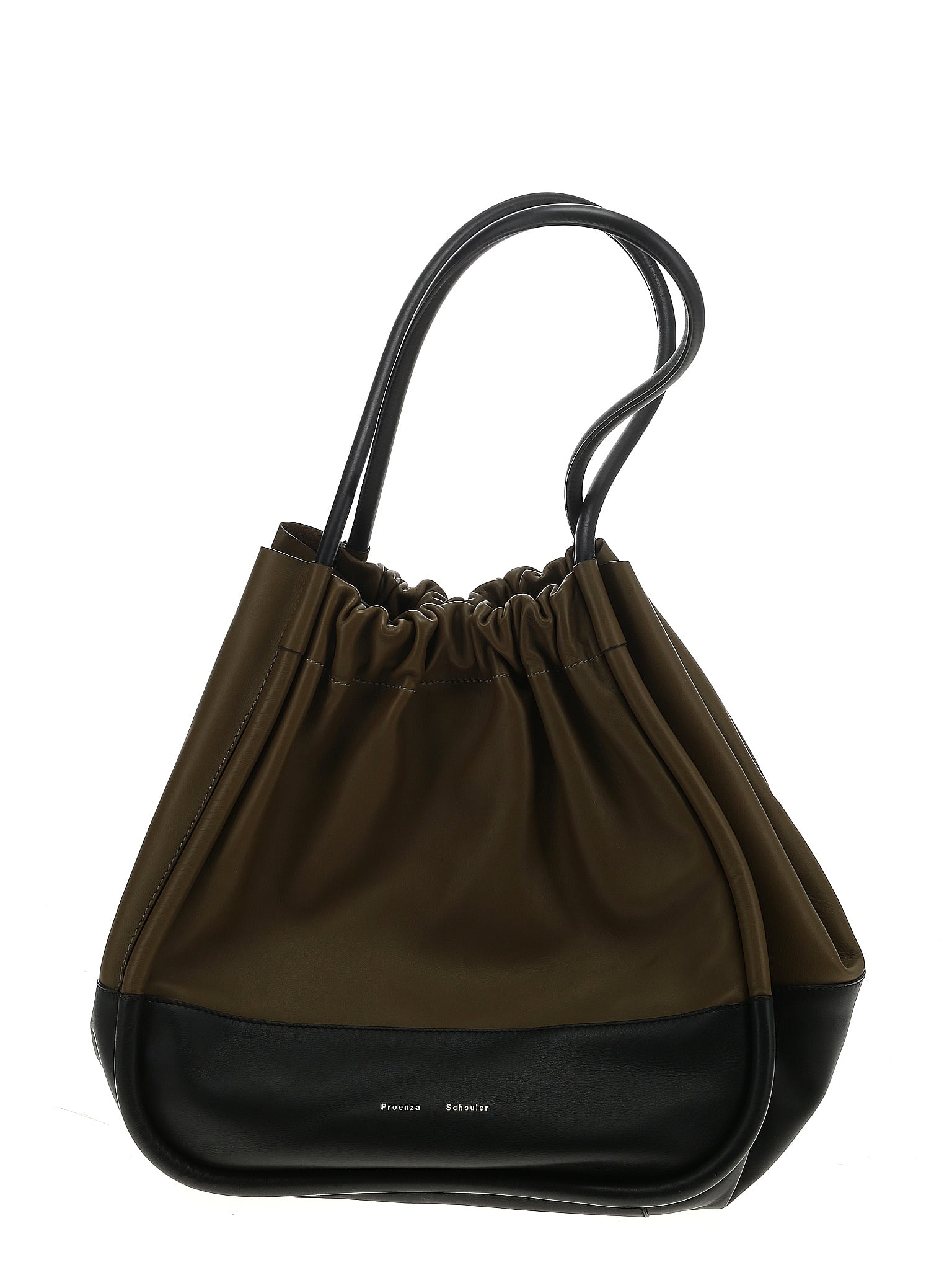 Proenza Schouler Brown XL Ruched leather tote One Size - 61% off | ThredUp