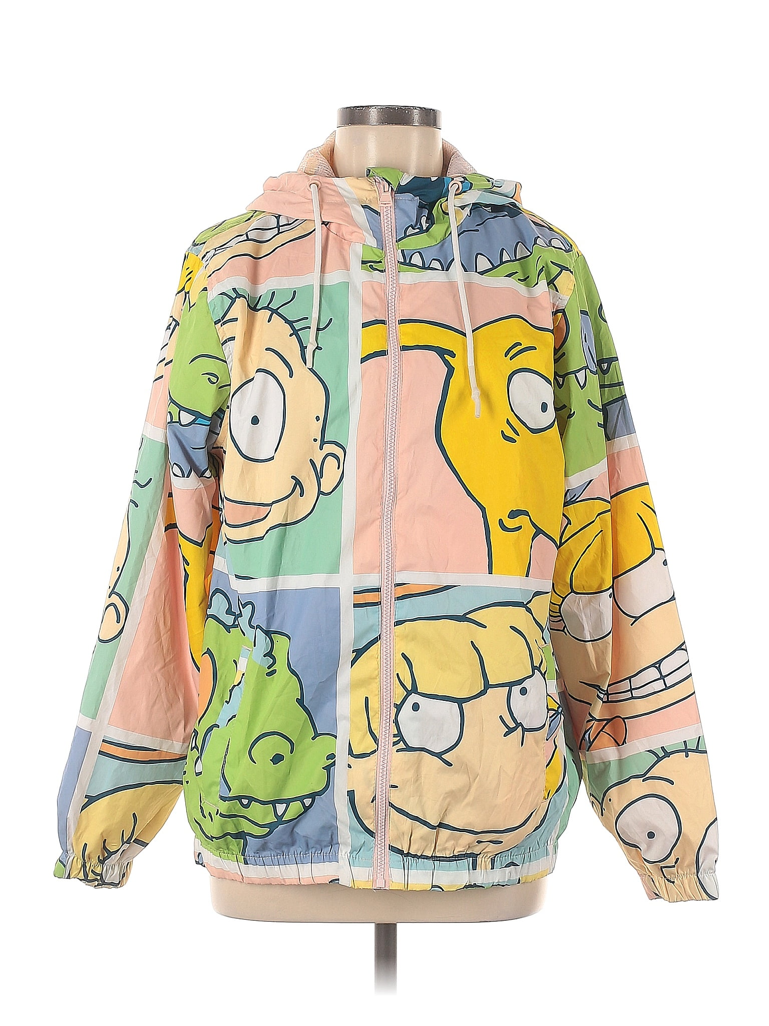 Members Only x Nickelodeon 100% Polyester Yellow Jacket Size M - 70% ...