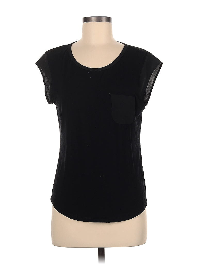 Calvin Klein Polka Dots Black Short Sleeve Blouse Size M 71 Off