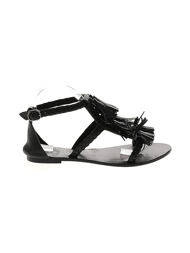 Ecote Solid Black Sandals Size 9 - 56% off | ThredUp