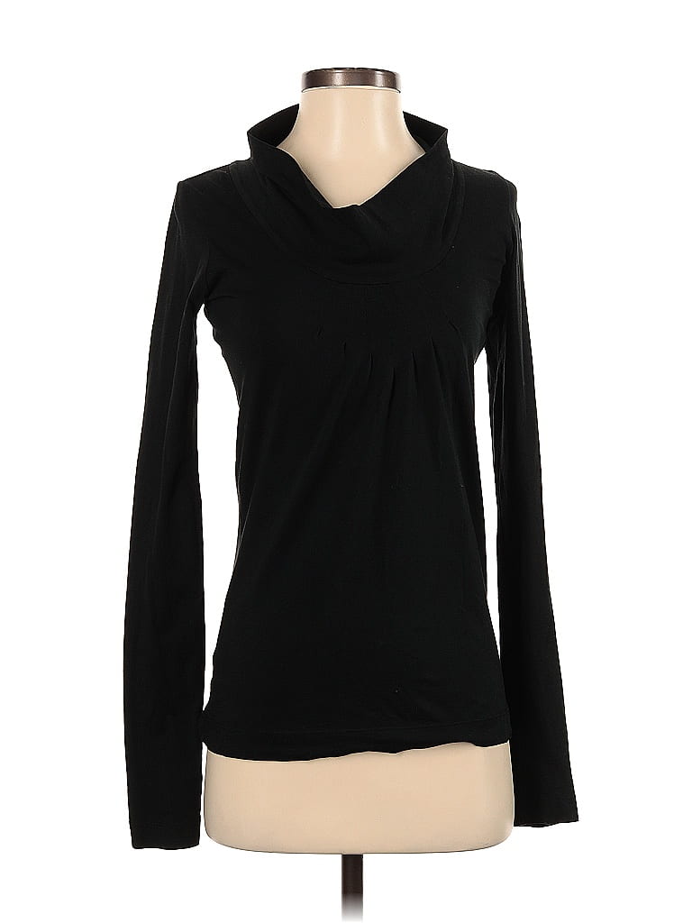 Theory Solid Black Long Sleeve Blouse Size S 82 Off Thredup