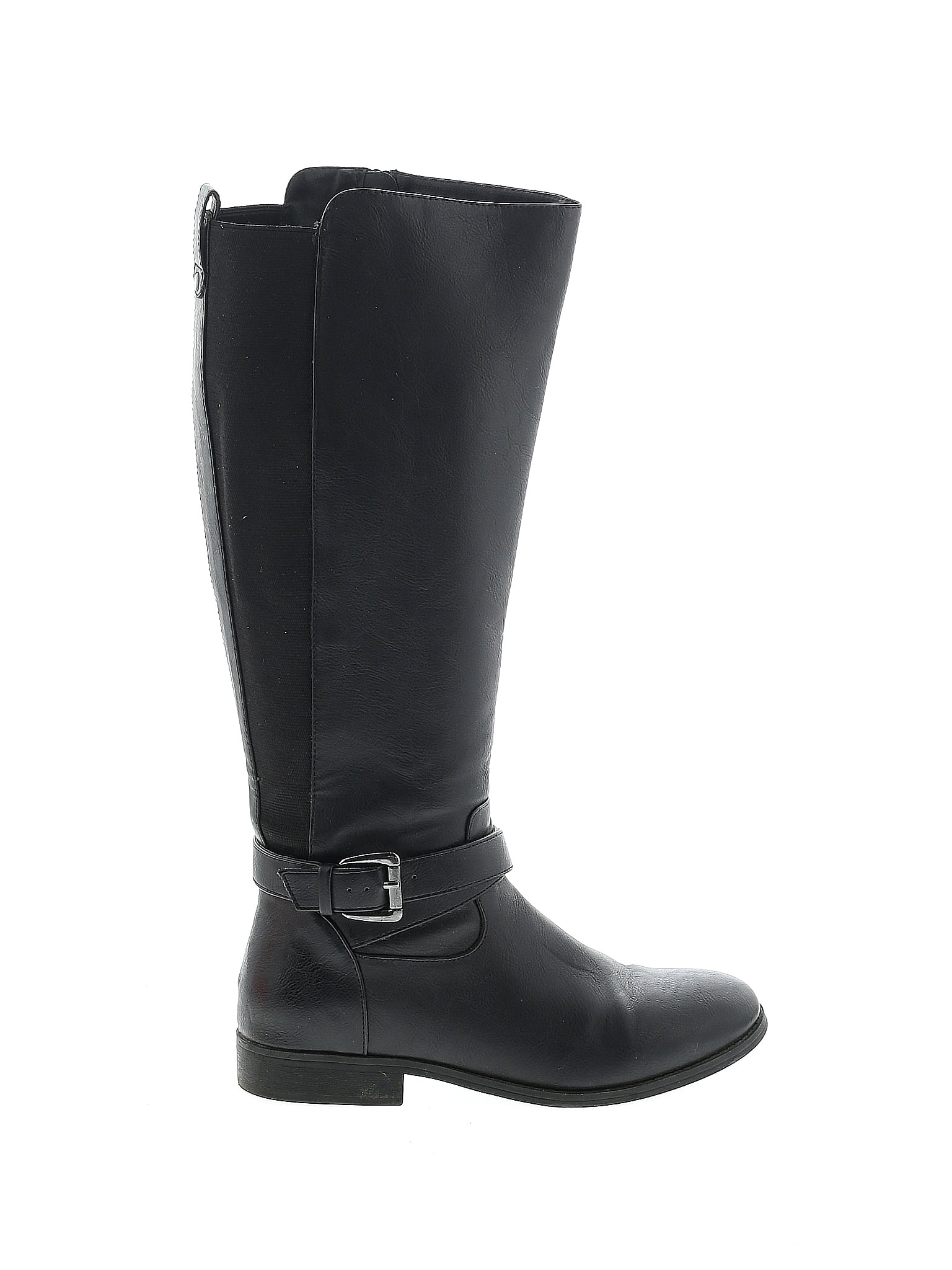 A New Day Solid Black Boots Size 7 - 52% off | ThredUp