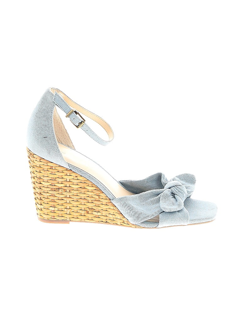 Jessica Simpson Solid Blue Wedges Size 7 1/2 - 69% off | ThredUp