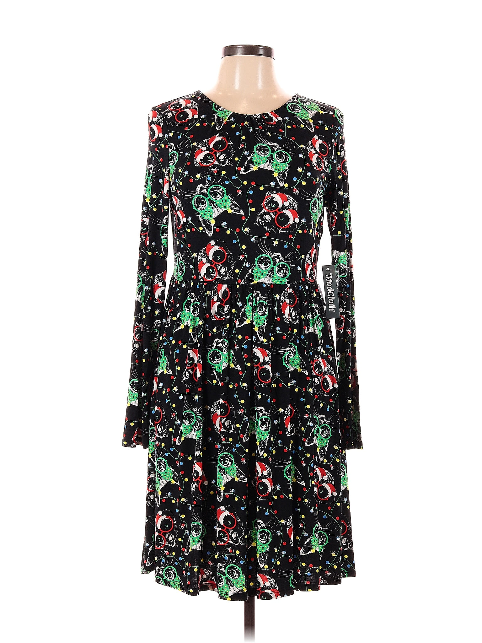 ModCloth Black Casual Dress Size L - 21% off | ThredUp