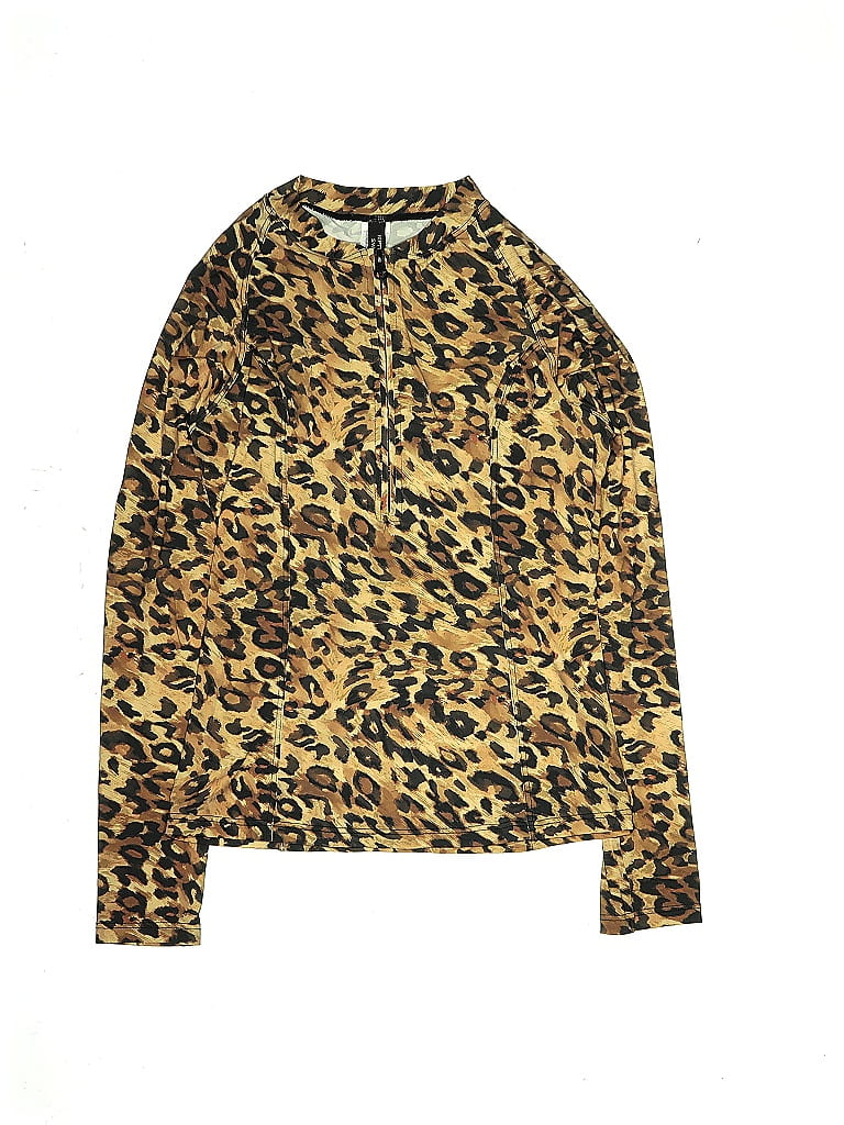 Nip Tuck Swim Leopard Print Brown Rash Guard Size 8 - 54% off | ThredUp