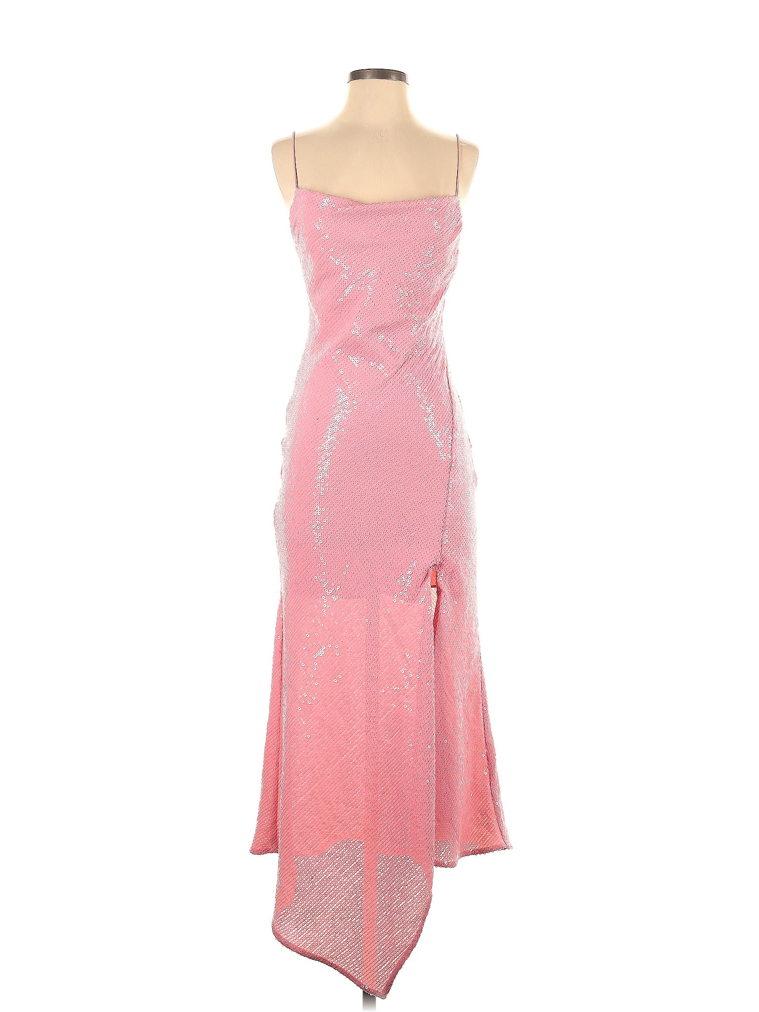 Alice Olivia 100 Polyester Pink Cocktail Dress Size 2 66 Off