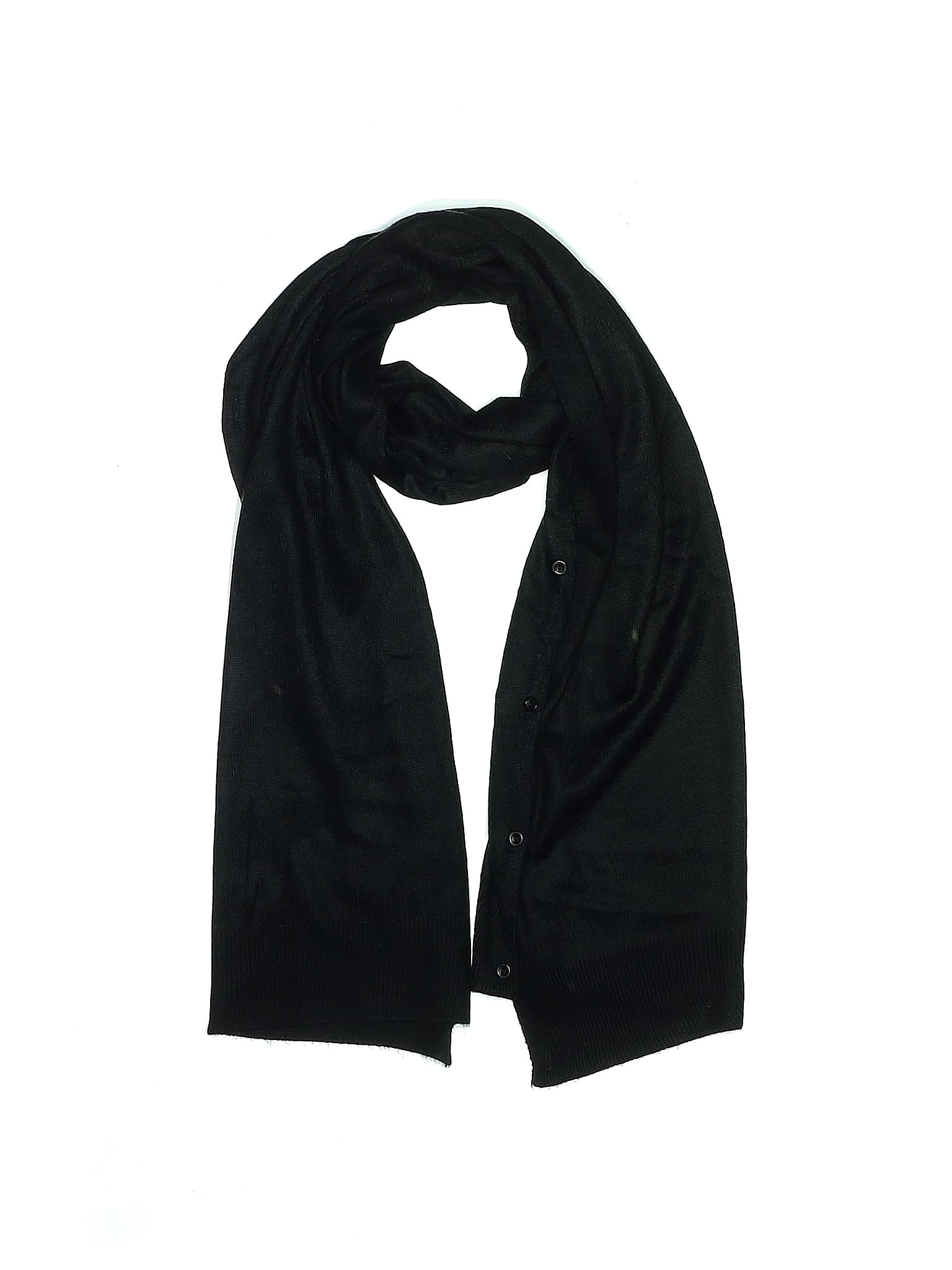 Noelle 100% Acrylic Solid Black Scarf One Size - 62% off | ThredUp
