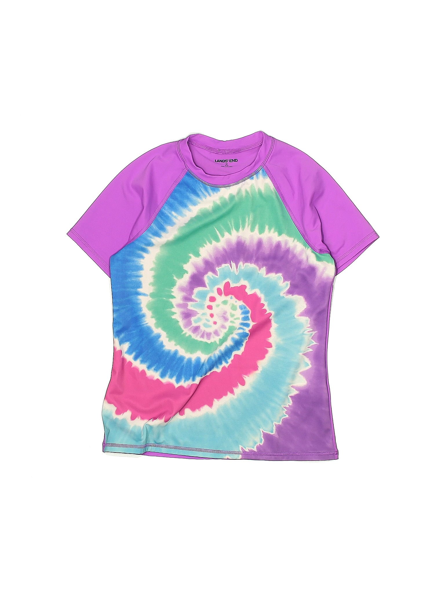 Lands' End Tie-dye Purple Rash Guard Size 10 - 12 - 52% off | ThredUp
