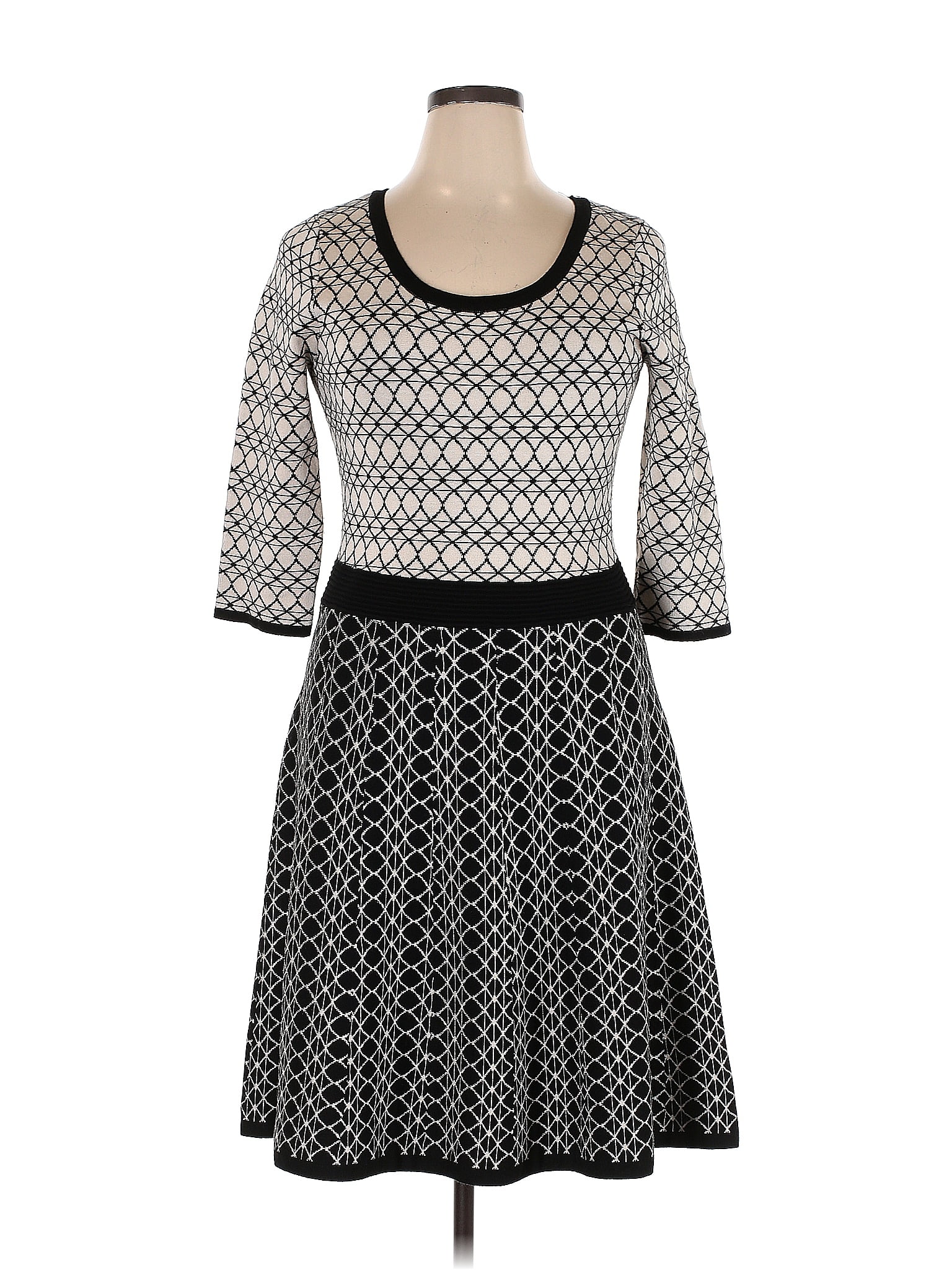 Danny And Nicole Color Block Multi Color Gray Casual Dress Size Xl 21