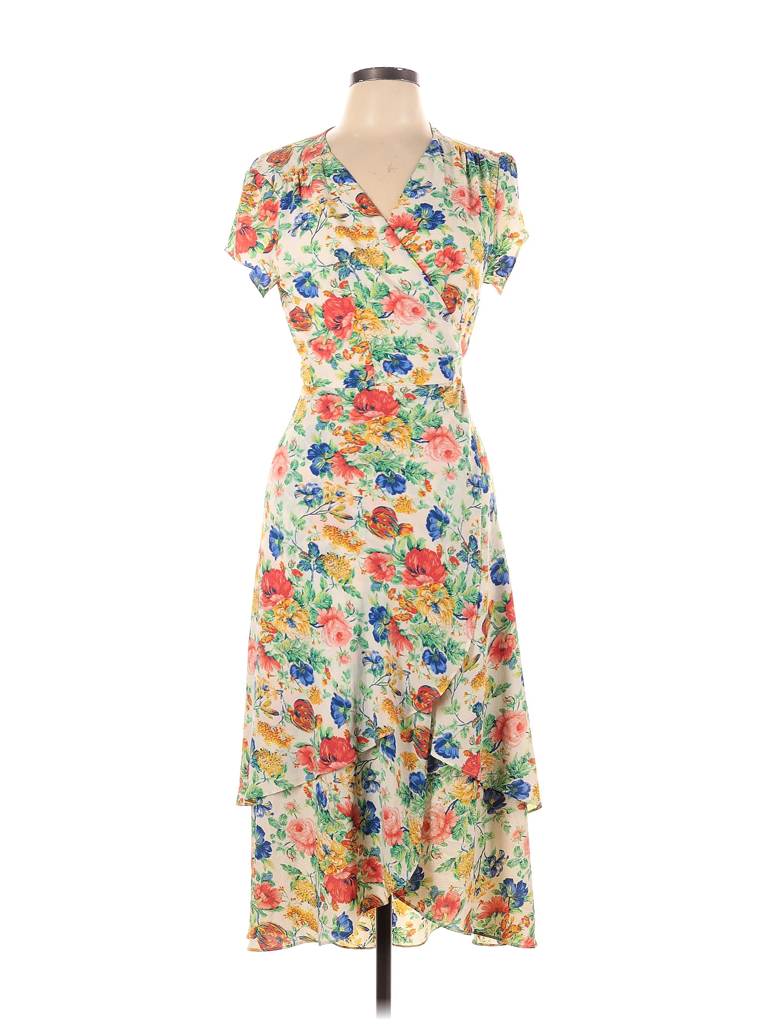 WAYF Ivory Casual Dress Size L - 53% off | ThredUp