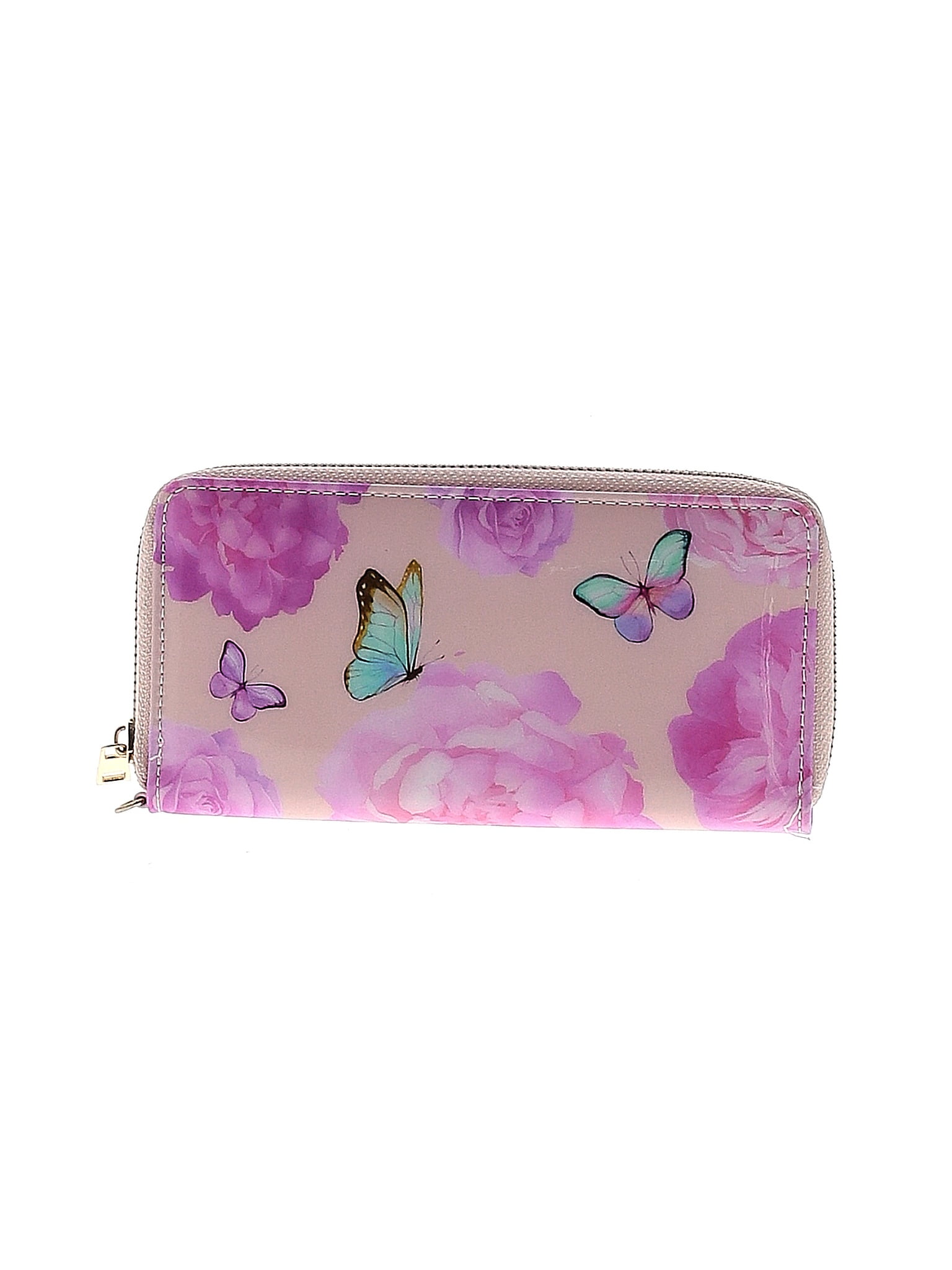 Claire's Color Block Floral Purple Wallet One Size - 42% off | ThredUp