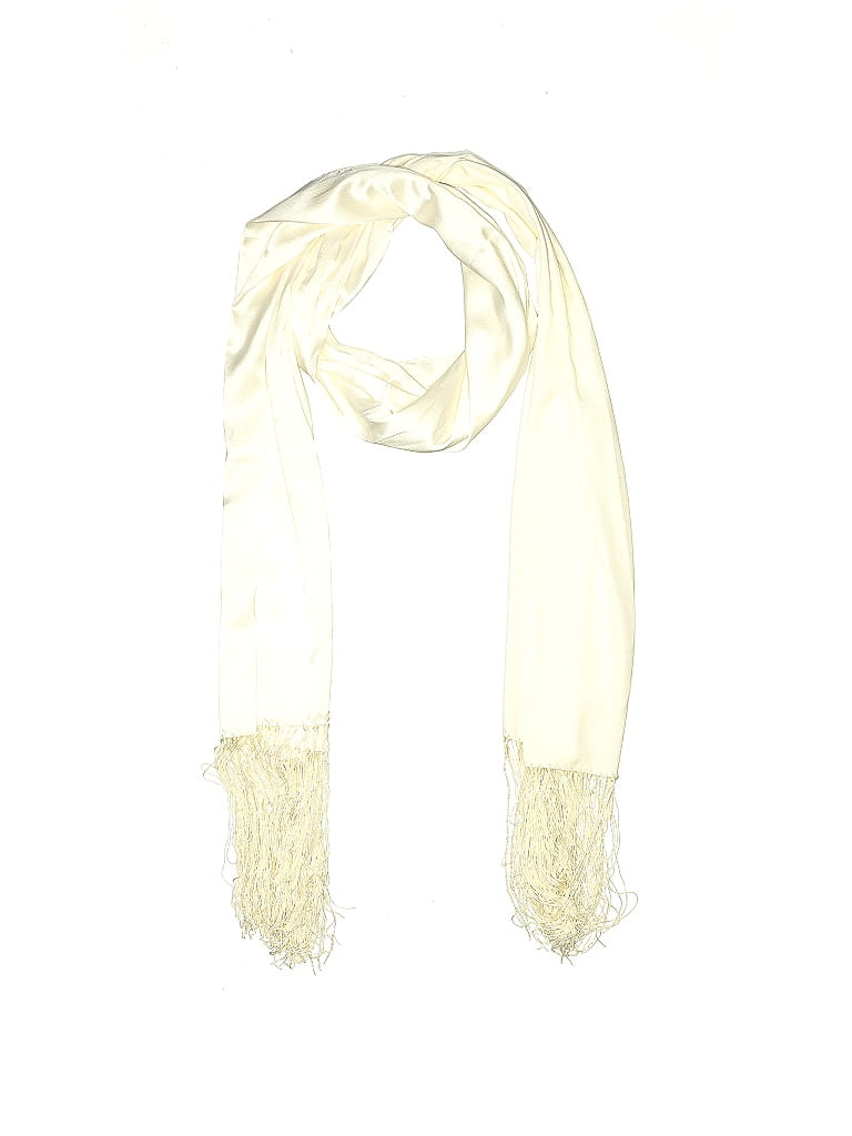 Echo 100% Polyester Ivory Scarf One Size - 52% off | ThredUp