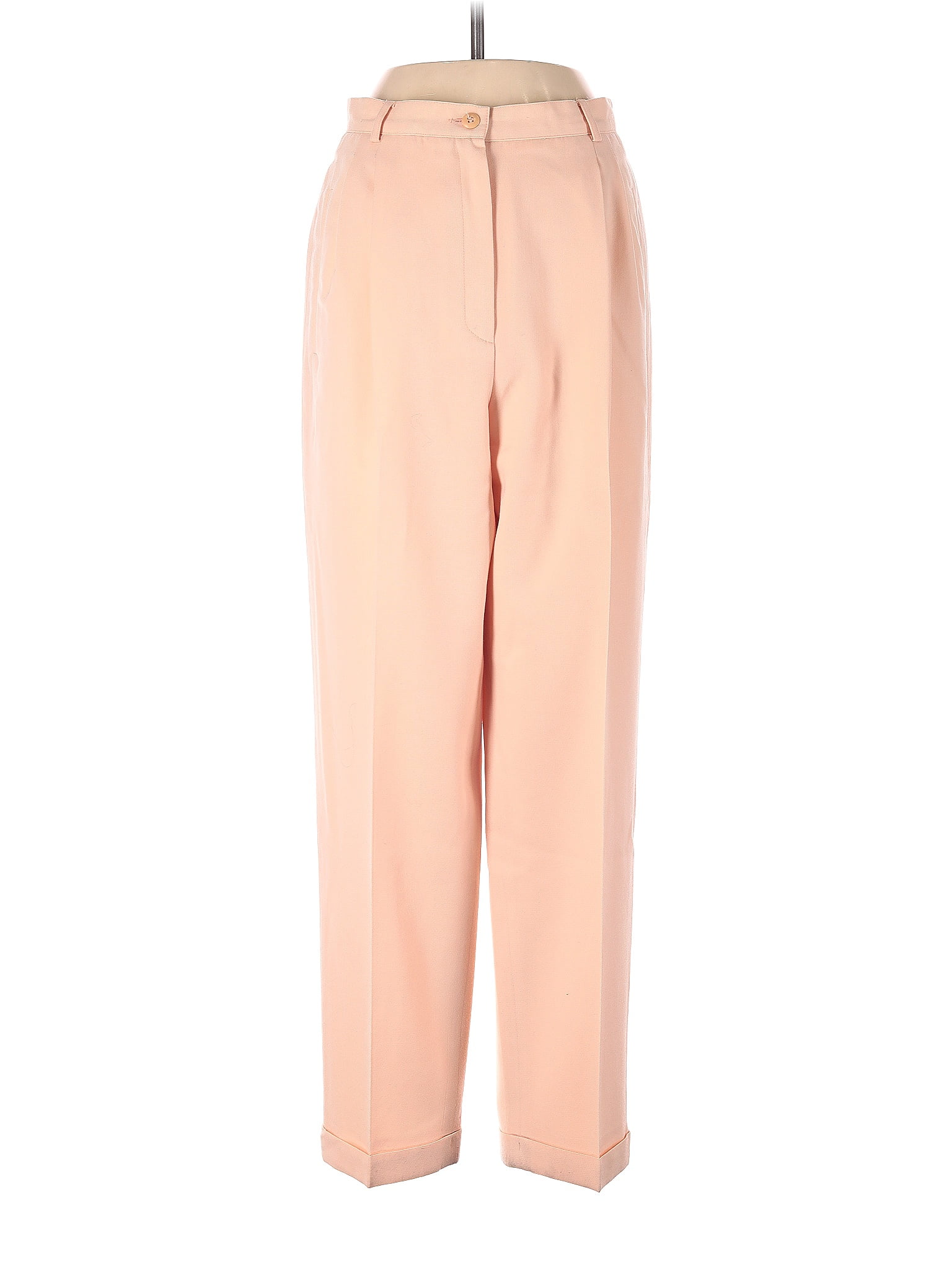 Liz Claiborne 100% Wool Solid Pink Wool Pants Size 6 - 62% off | ThredUp