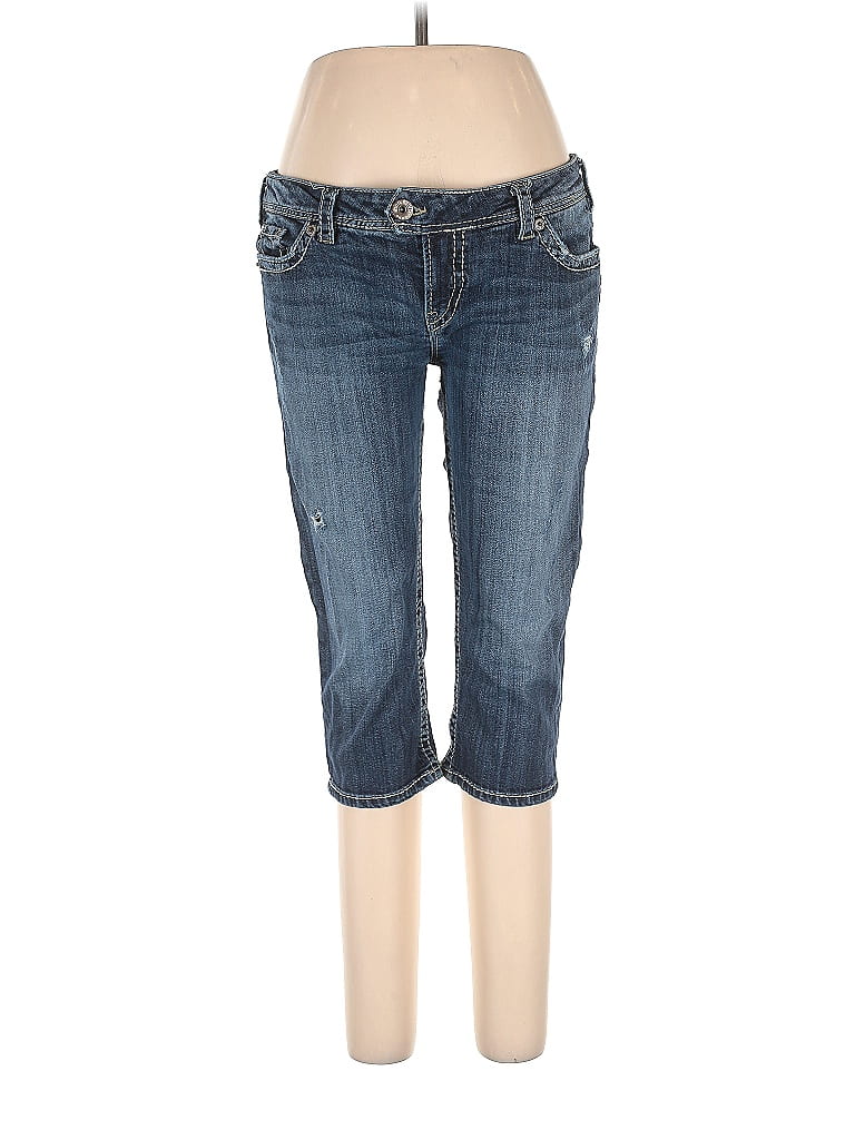 Silver Jeans Co. Solid Blue Jeans 34 Waist - 56% off | ThredUp