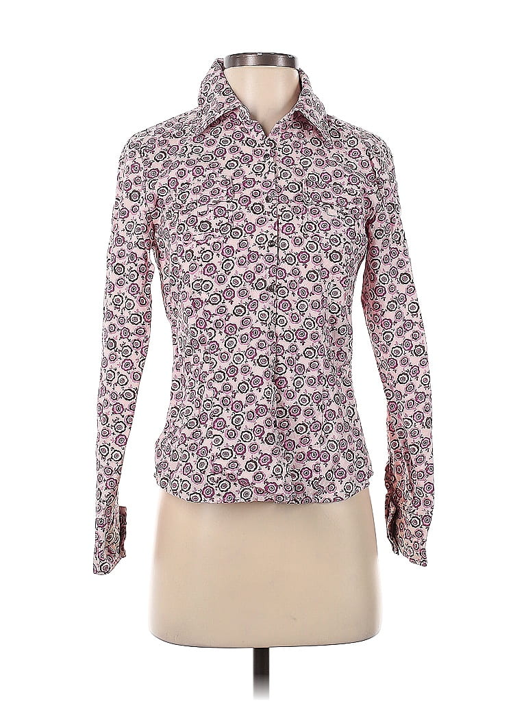 J.Jill 100% Cotton Pink Long Sleeve Button-Down Shirt Size XS - 71% off | ThredUp