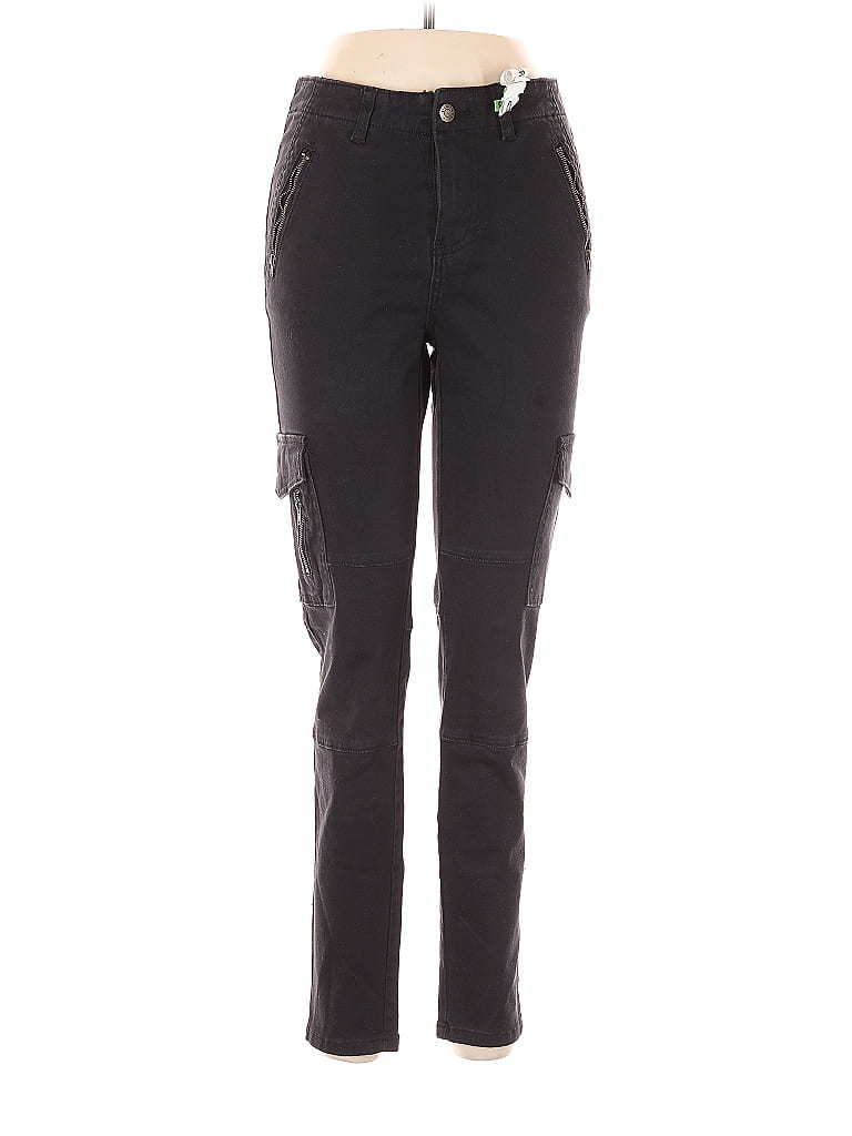 Elliot & Vine Solid Black Cargo Pants Size 8 - 62% off | ThredUp