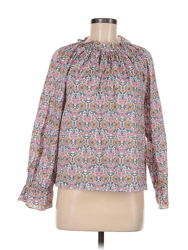 J.Crew 100% Cotton Pink Long Sleeve Blouse Size M - 73% off | ThredUp