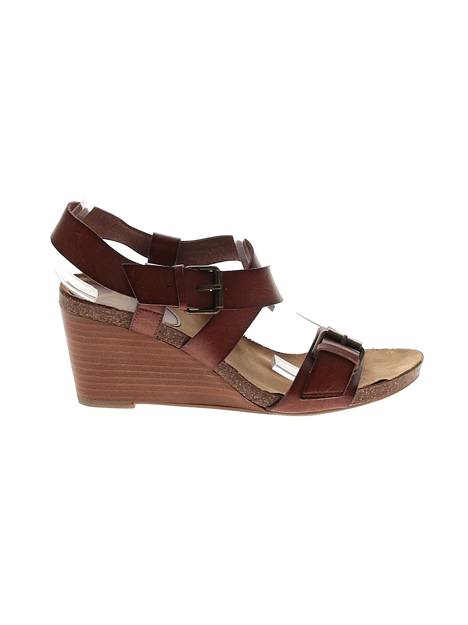Crown Vintage Brown Wedges Size 10 - 61% off | ThredUp