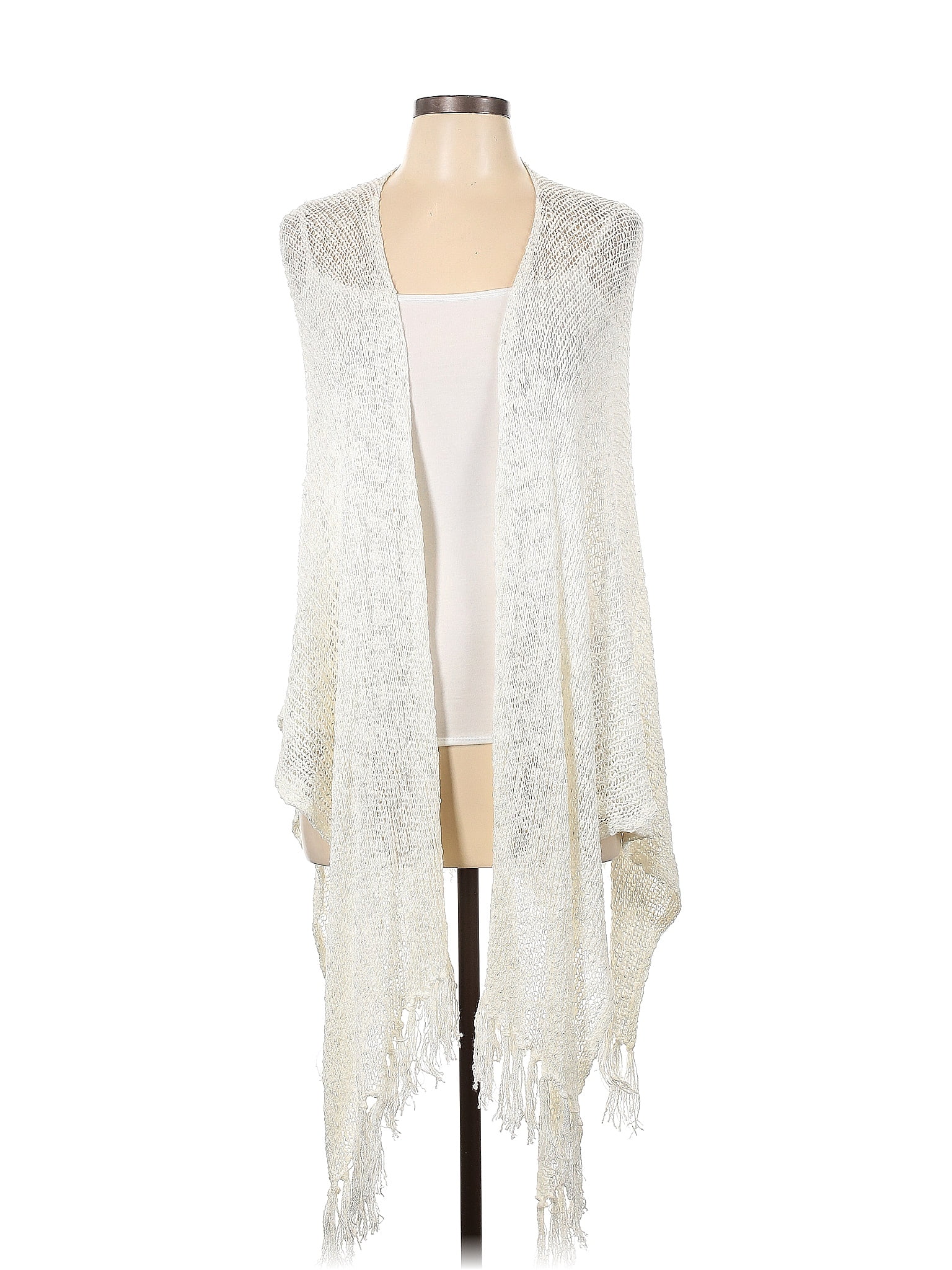 Coldwater Creek Solid Ivory Wrap One Size - 59% off | ThredUp