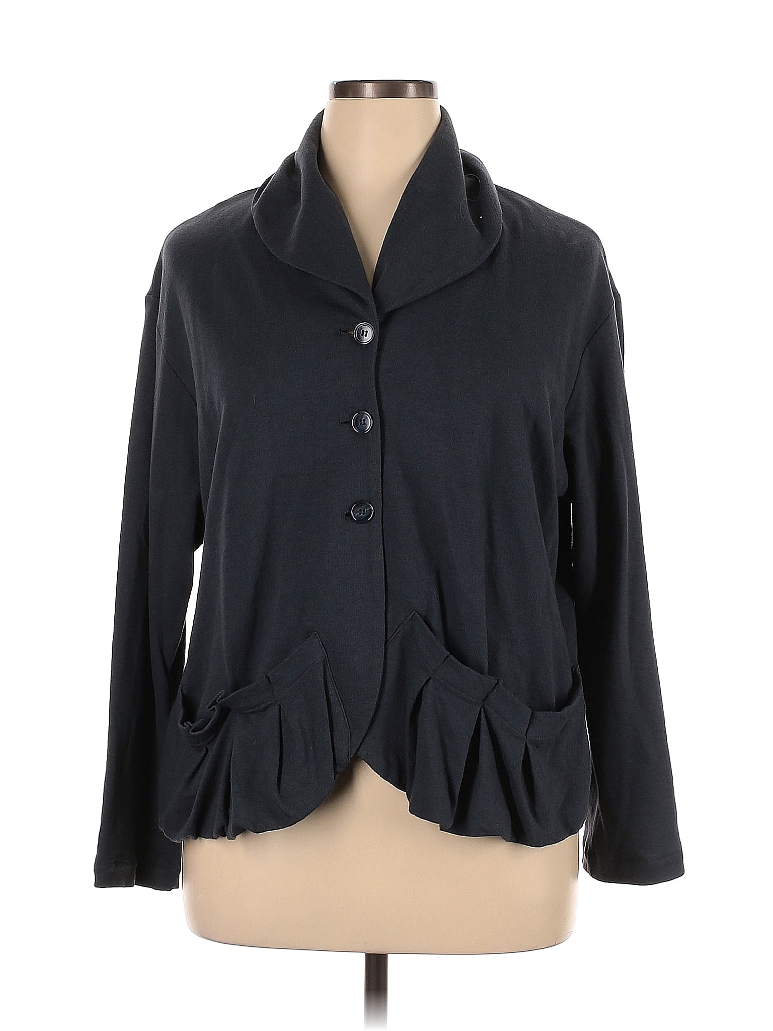 Blanque Black Cardigan Size 1X (1) (Plus) - 75% off | ThredUp