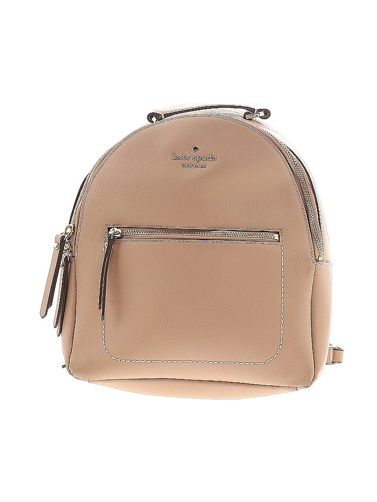 Kate Spade New York 100% Leather Tan Leather Backpack One Size - 75% ...