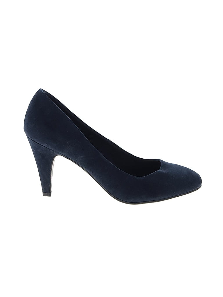 Me Too Solid Navy Blue Heels Size 11 - 61% off | ThredUp