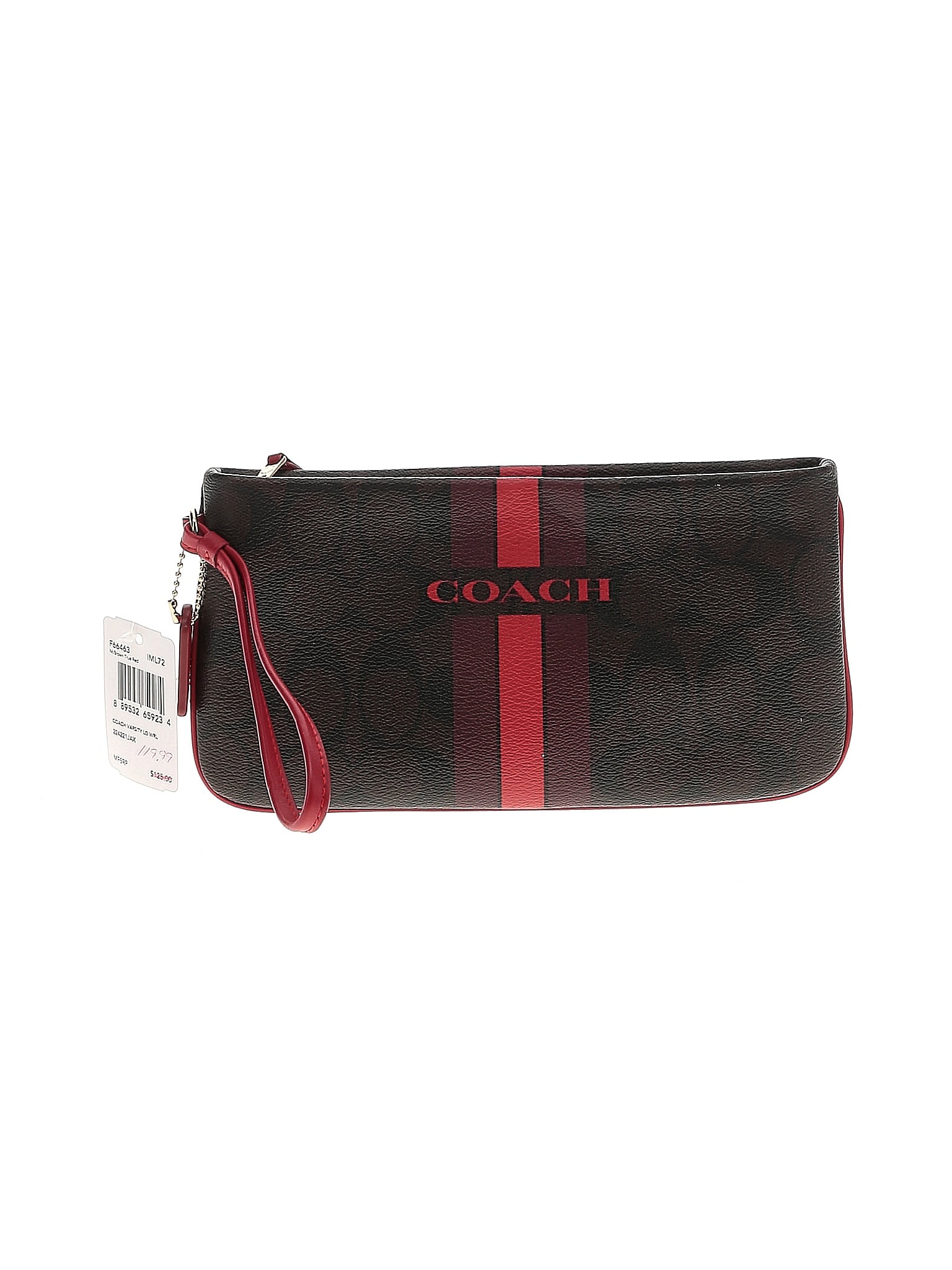 Coach Red Wristlet One Size - 61% off | ThredUp
