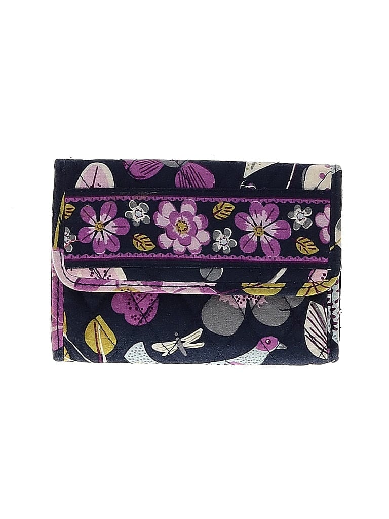 Vera Bradley 100% Cotton Floral Multi Color Purple Wallet One Size - 54 ...