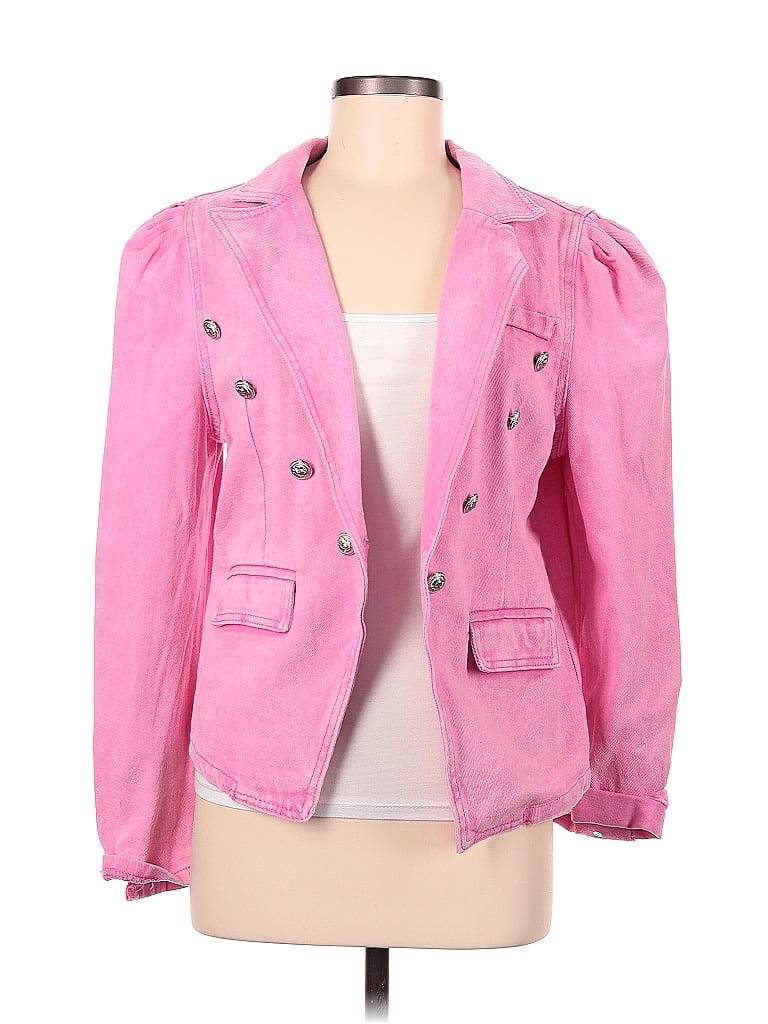 Savanna Jane 100% Cotton Solid Pink Denim Jacket Size M - 57% off | ThredUp