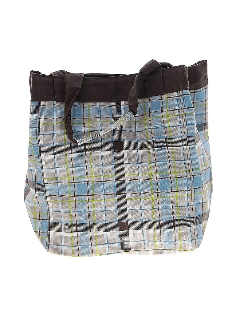Thirty One Color Block Plaid Multi Color Gray Tote One Size - 43% off ...