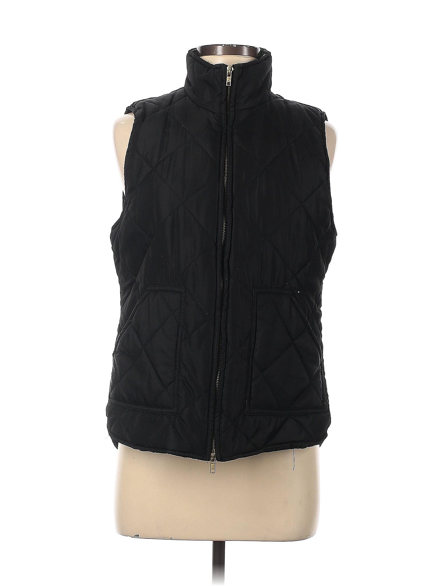 Caribbean Joe Black Vest Size M - 42% off | ThredUp