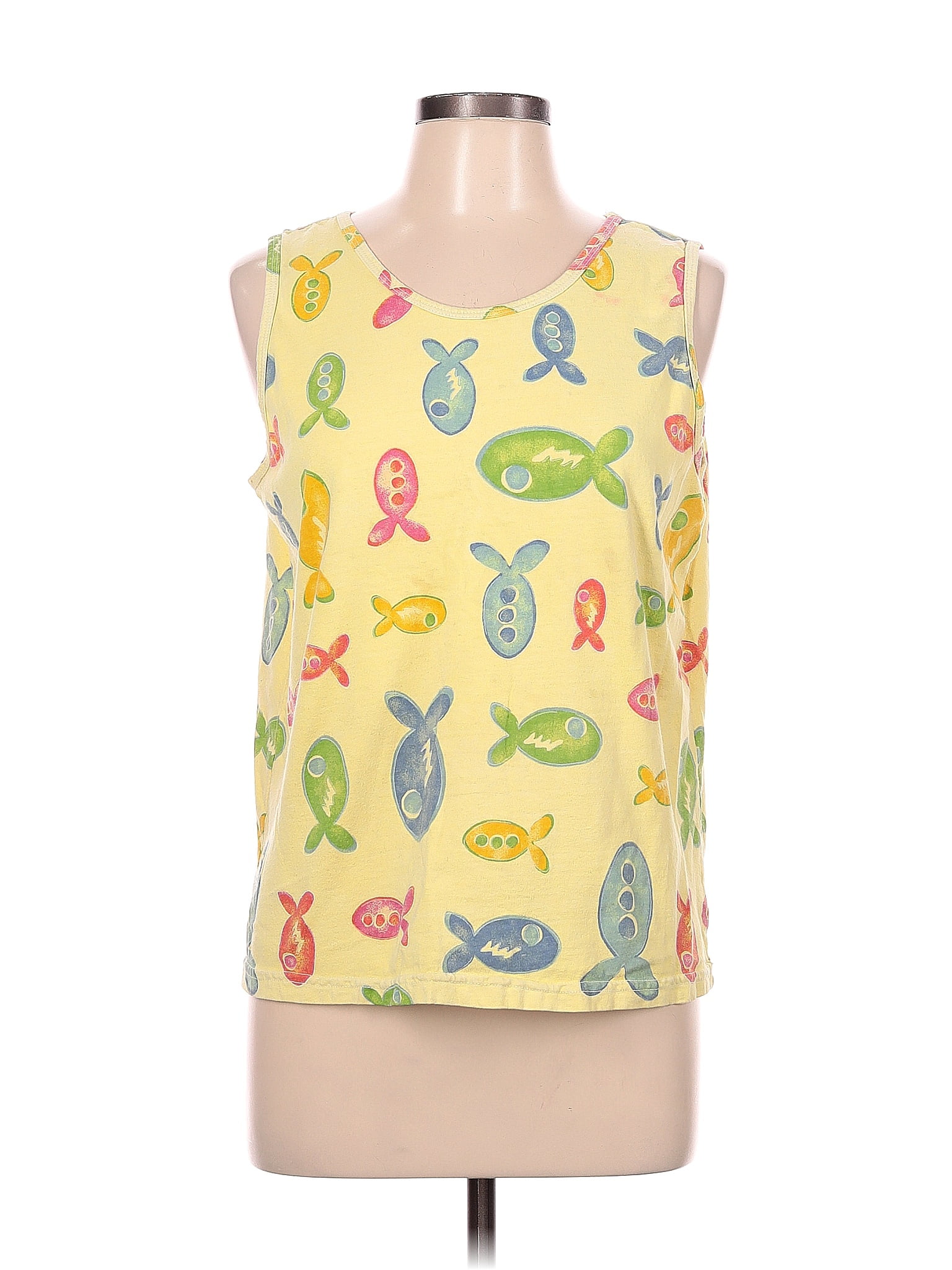 Fresh Produce Yellow Tank Top Size Lg (ESTIMATED) - 63% off | ThredUp