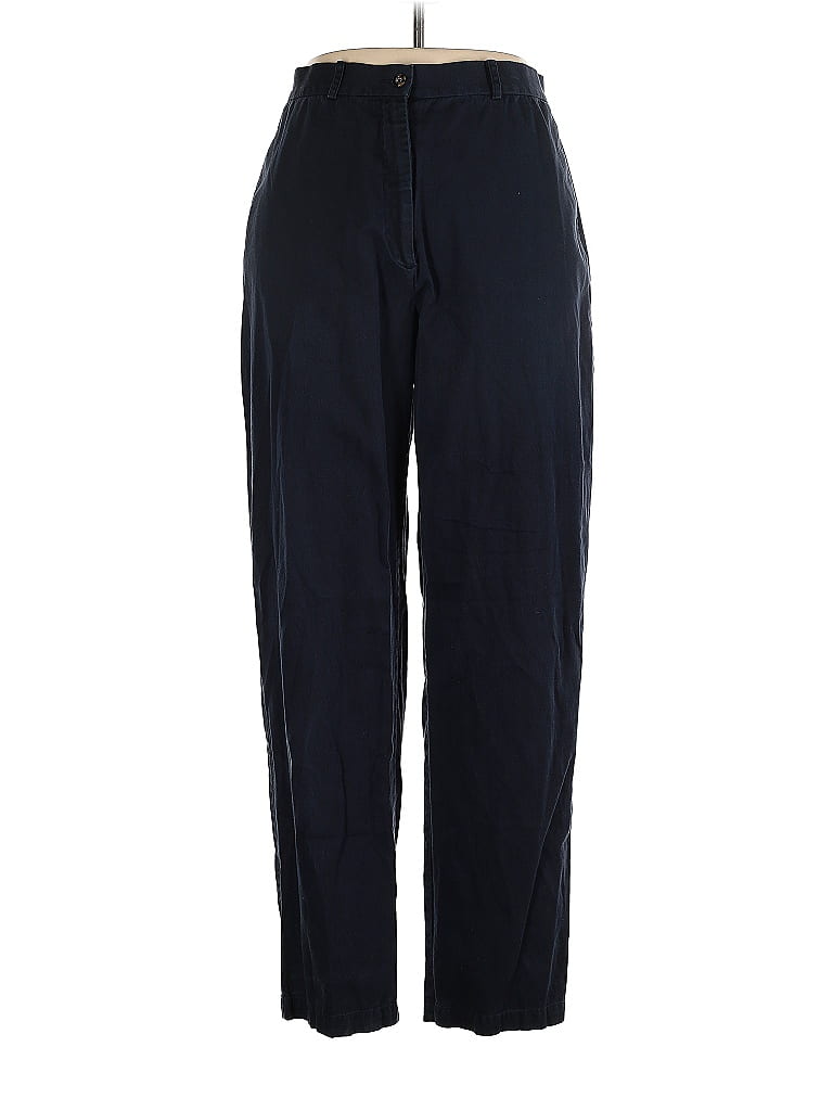 Aka Eddie Bauer Solid Black Blue Dress Pants Size 14 69 Off Thredup