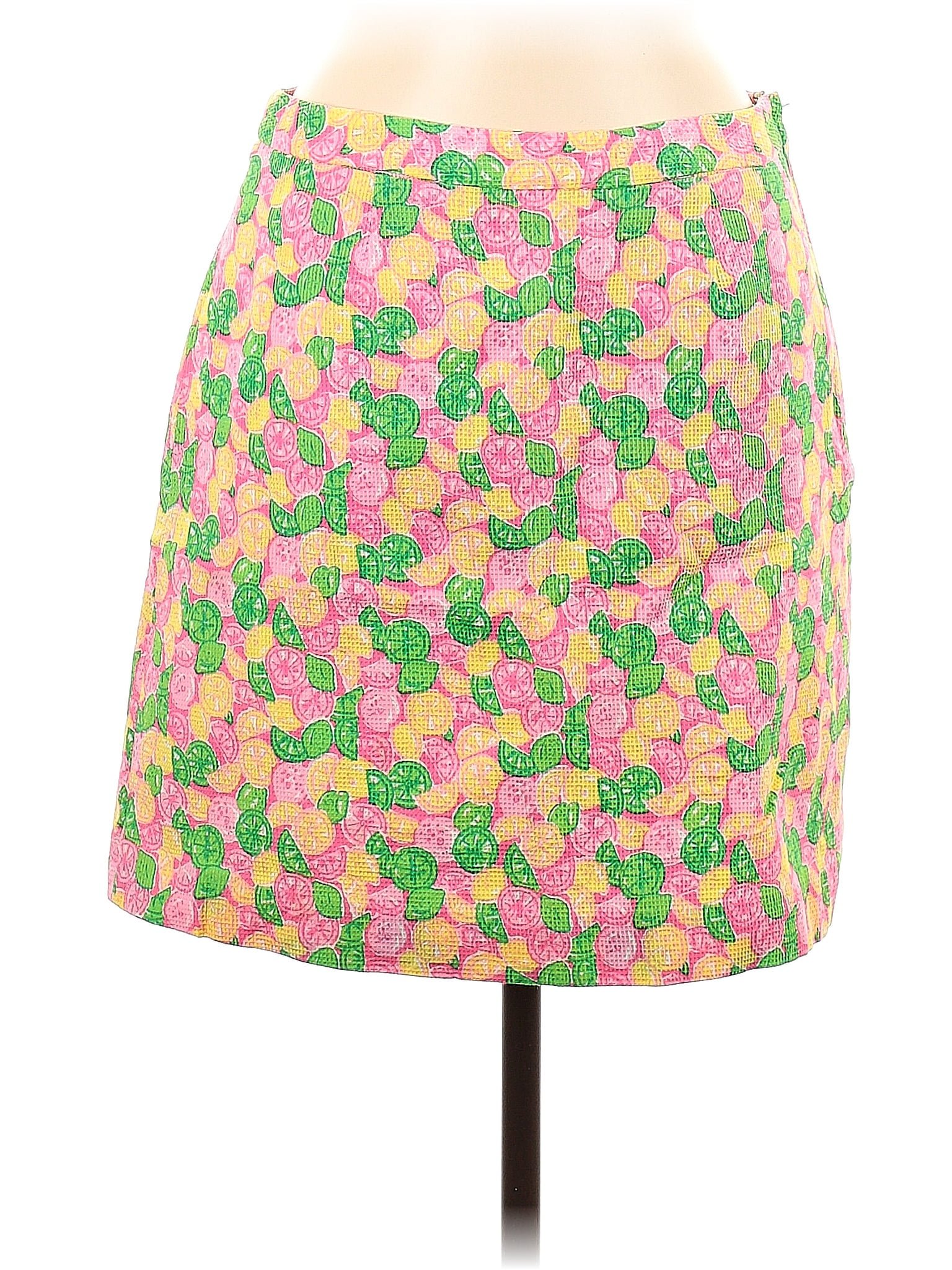 Lilly Pulitzer 100 Cotton Pink Casual Skirt Size 8 67 Off Thredup