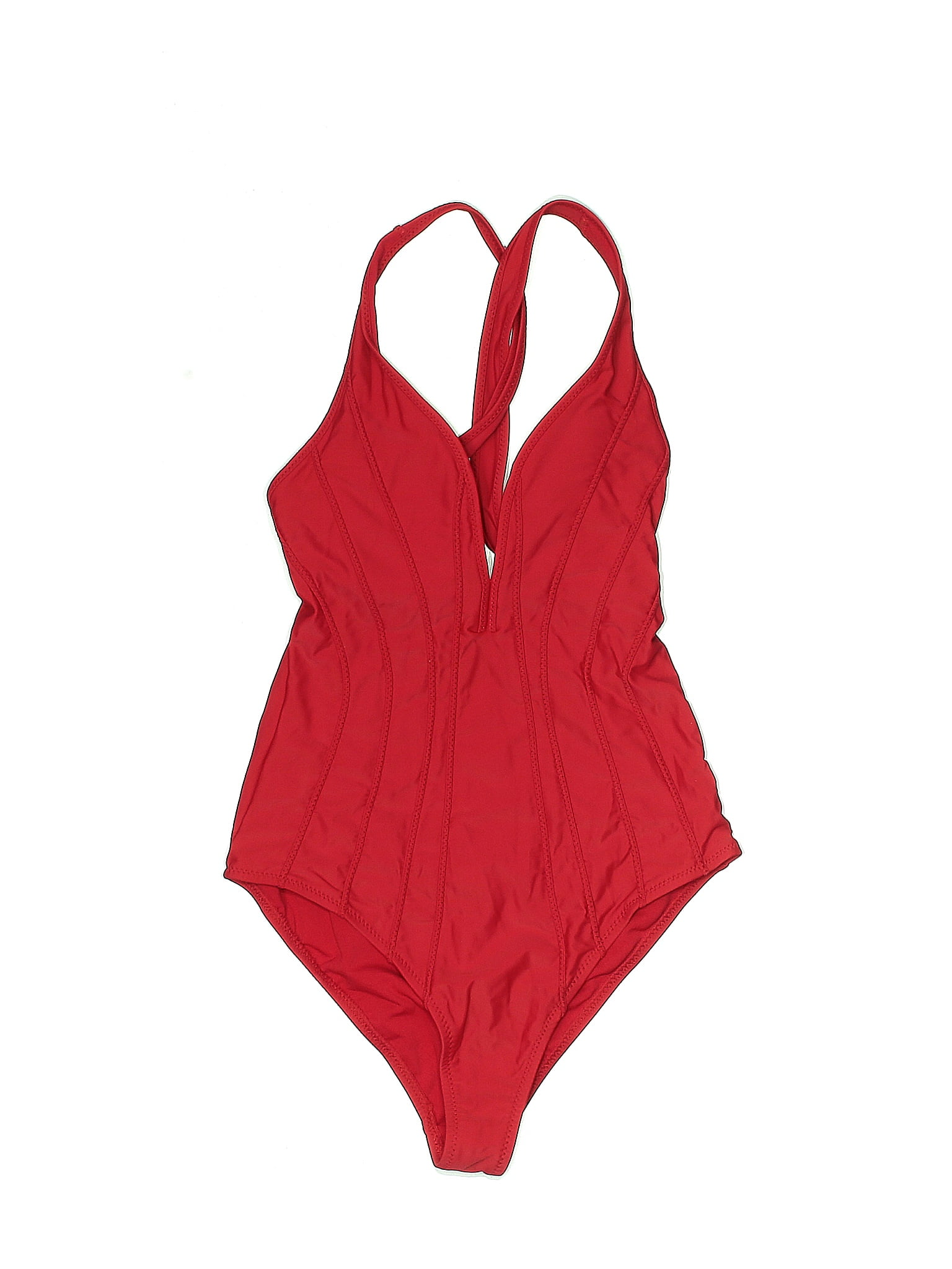 Zac Posen for Target Solid Red One Piece Swimsuit Size S - 28% off ...