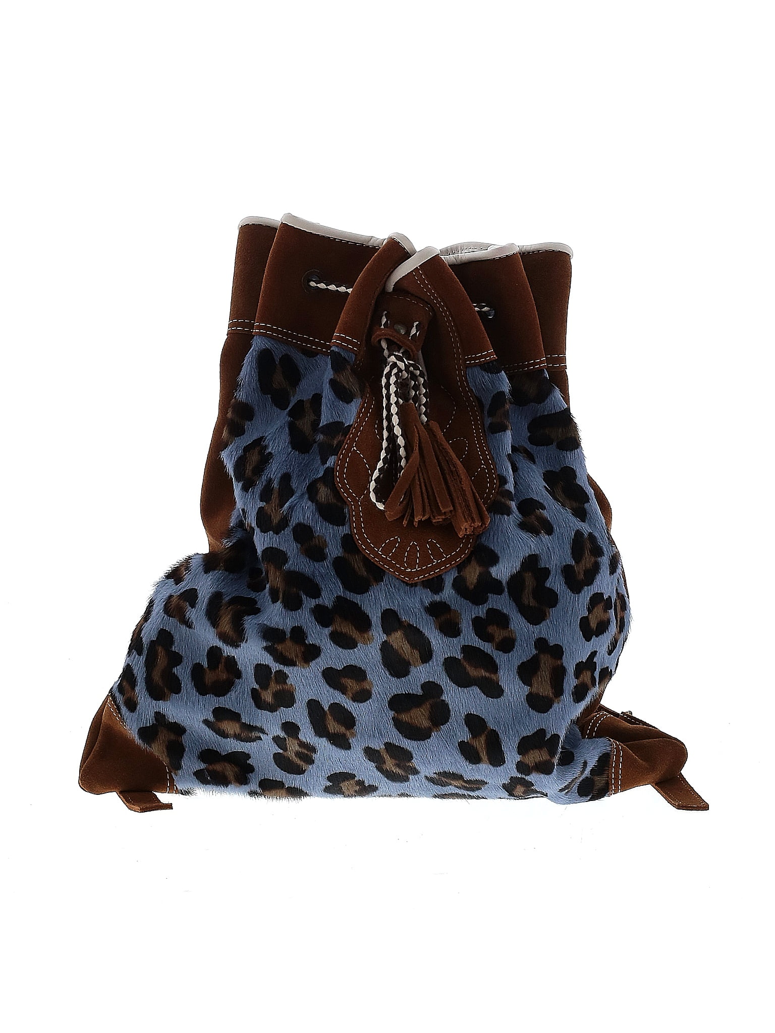 Penelope Chilvers 100% Leather Blue Leather Backpack One Size - 82% off ...