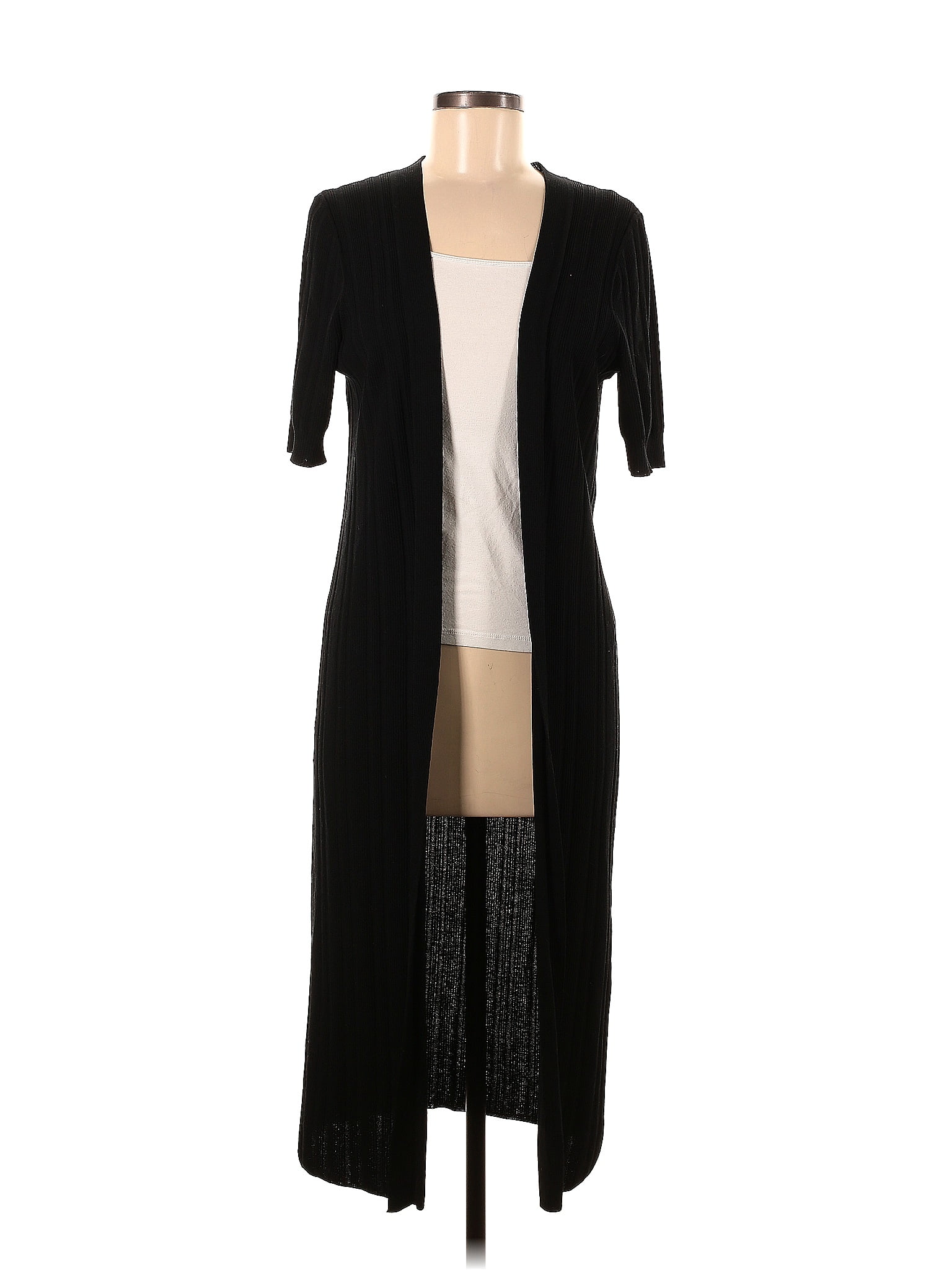 Express Solid Black Kimono Size M - 69% off | ThredUp