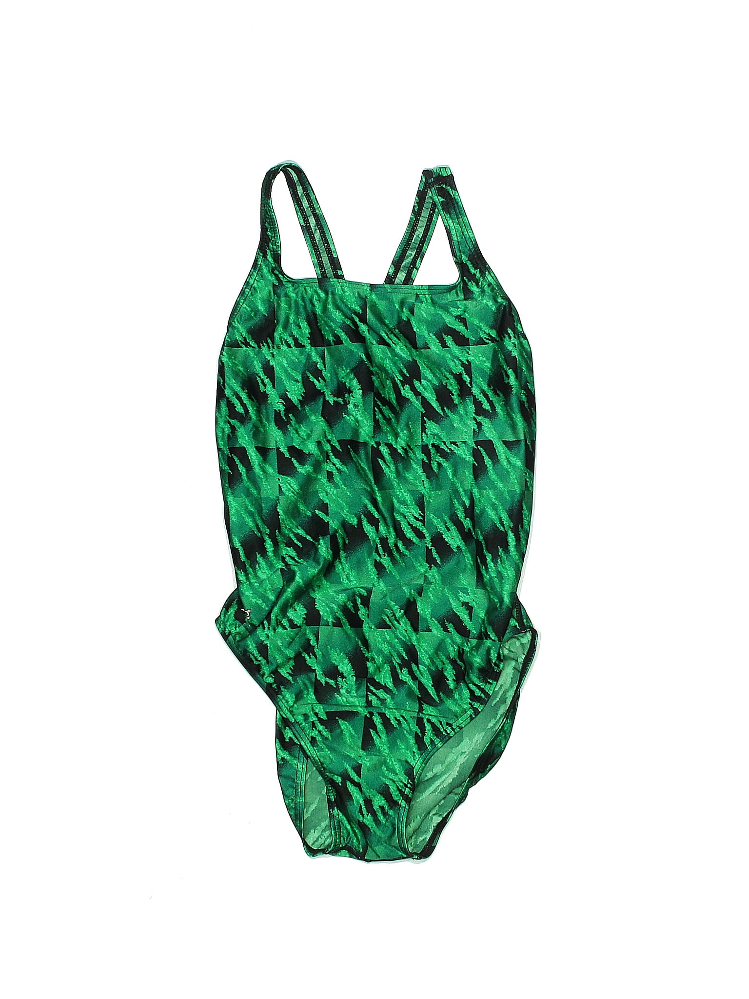 Speedo Green One Piece Swimsuit Size 16 - 42% off | ThredUp