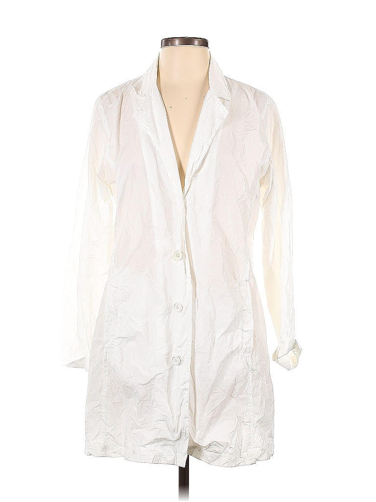 Sun Kim 100% Polyester White Jacket Size S - 77% off | ThredUp
