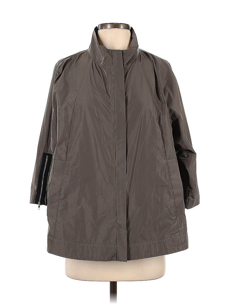 Sun Kim 100% Polyester Gray Jacket Size S - 75% off | ThredUp