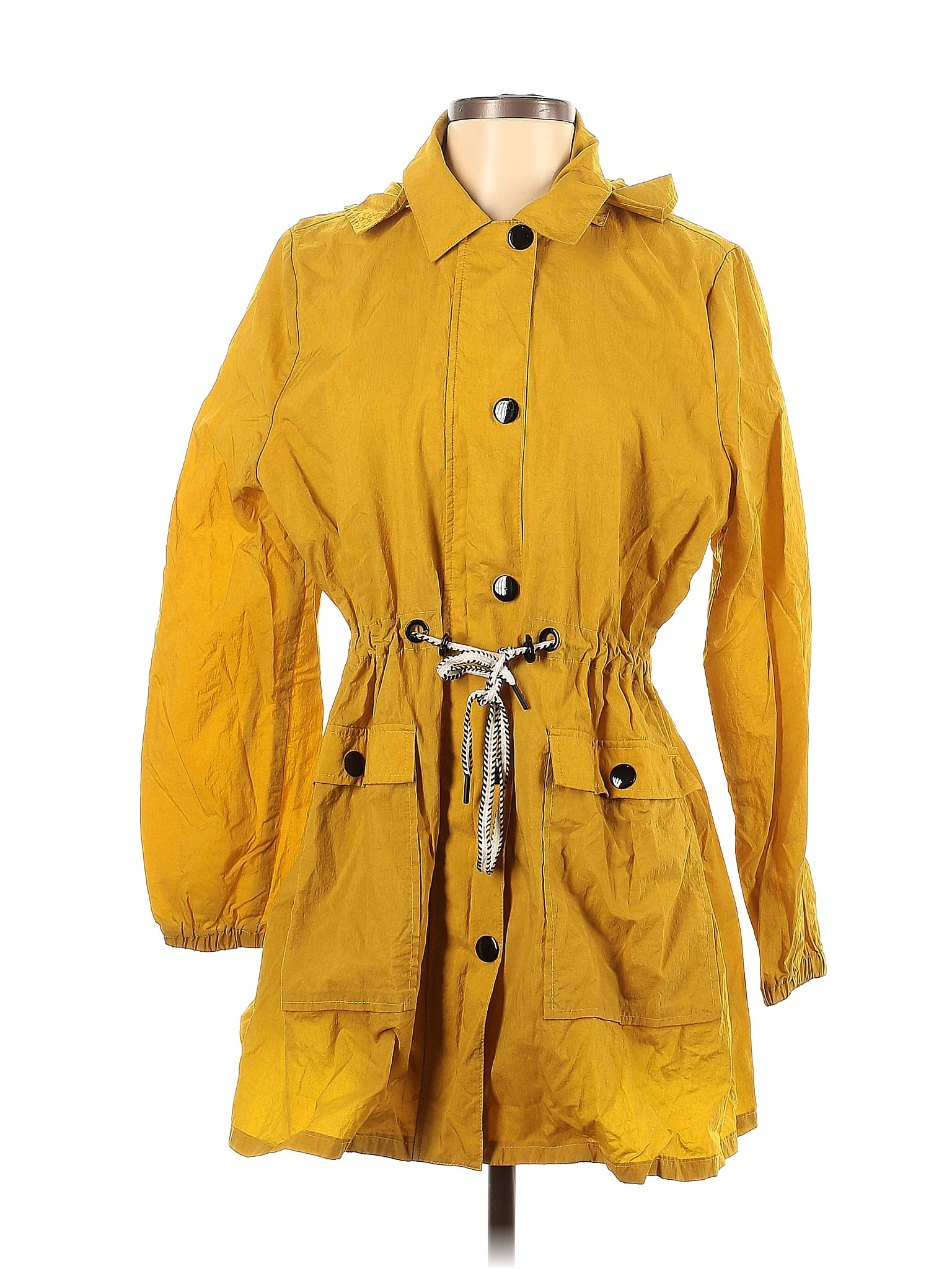 Jane Post Yellow Jacket Size S - 76% off | ThredUp